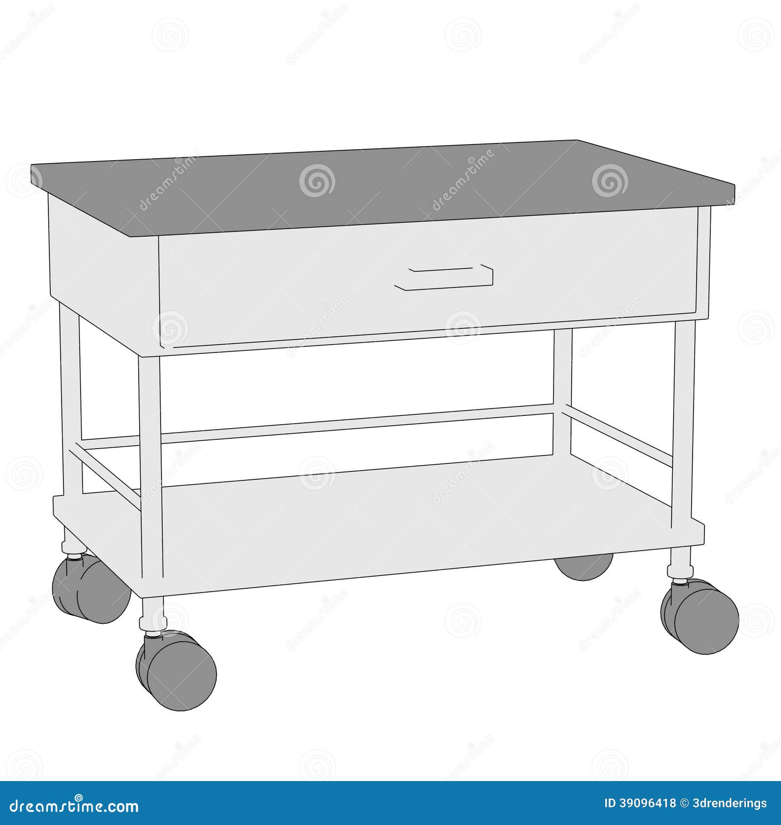 Image of medical table stock illustration. Illustration of medical ...