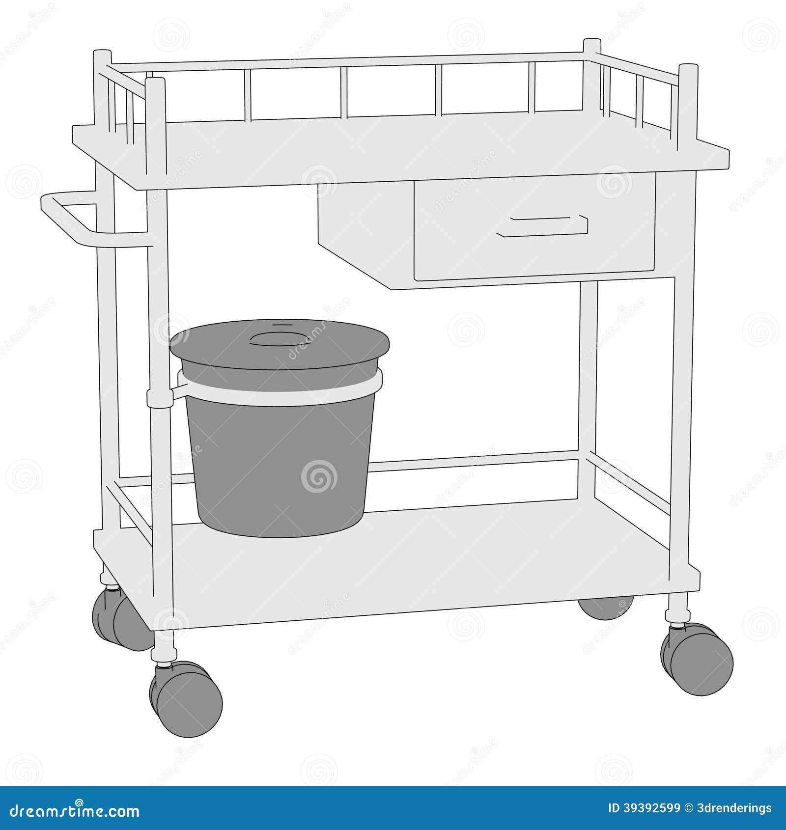 Image of medical table stock illustration. Illustration of sketch ...