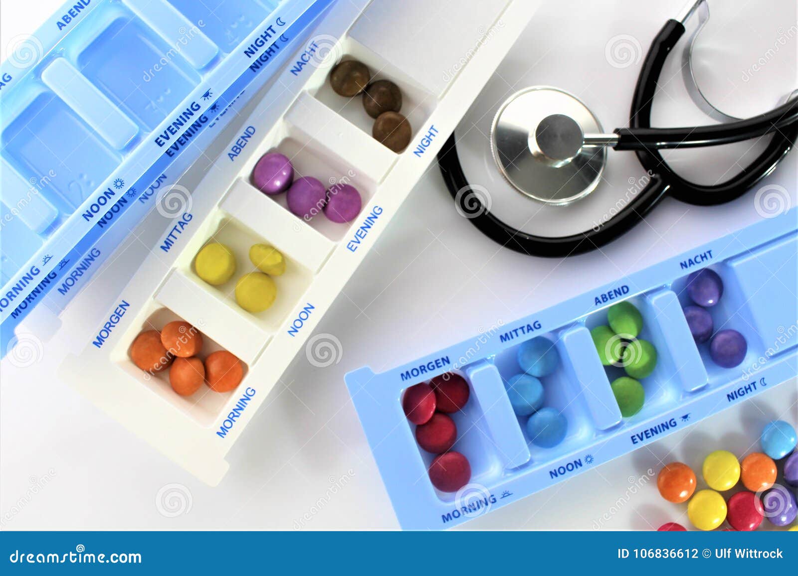 An Image of a Medication Box Stock Photo - Image of prescription ...