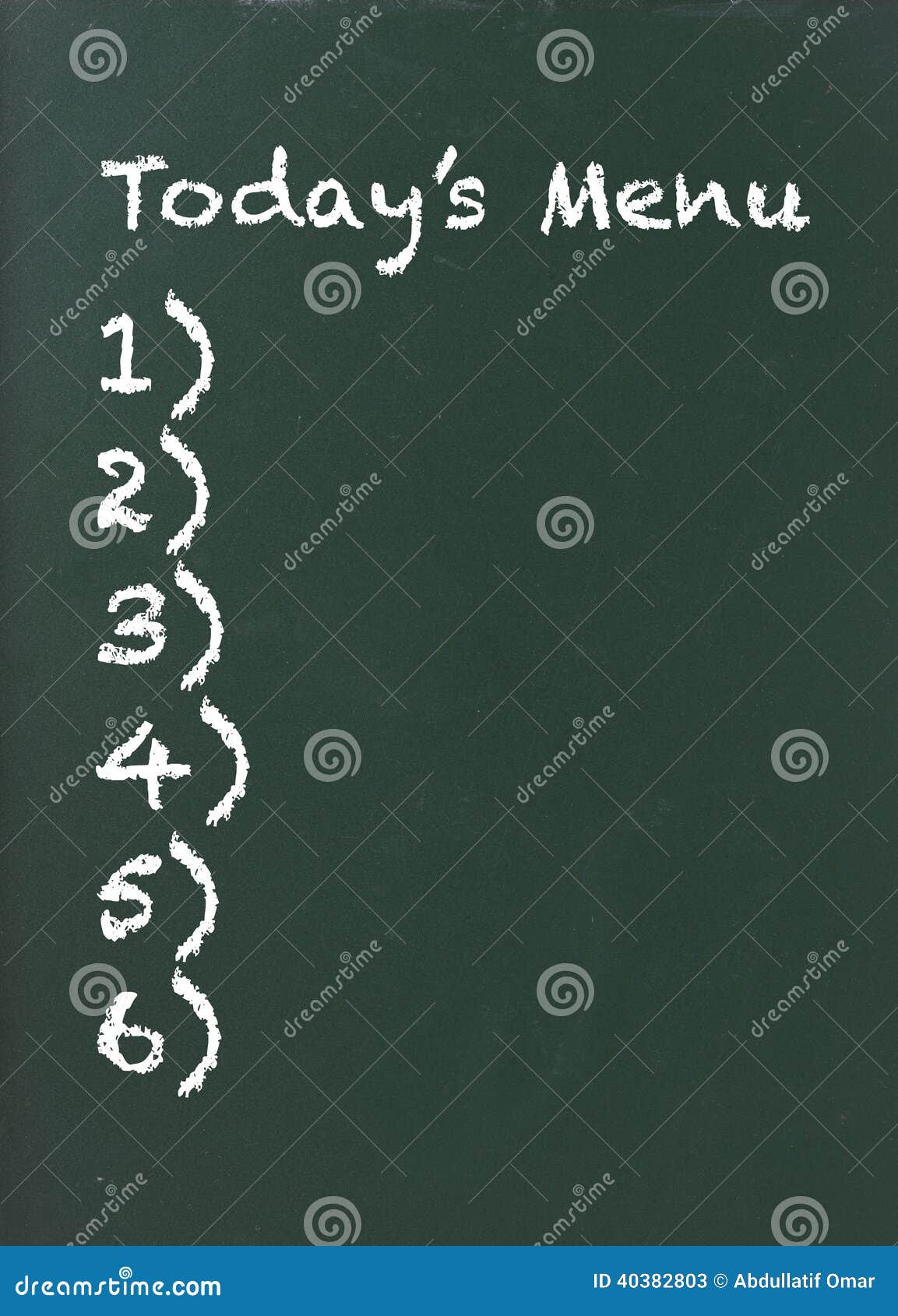 Image of Menu Written on Chalkboard Stock Image - Image of eating, cafe ...