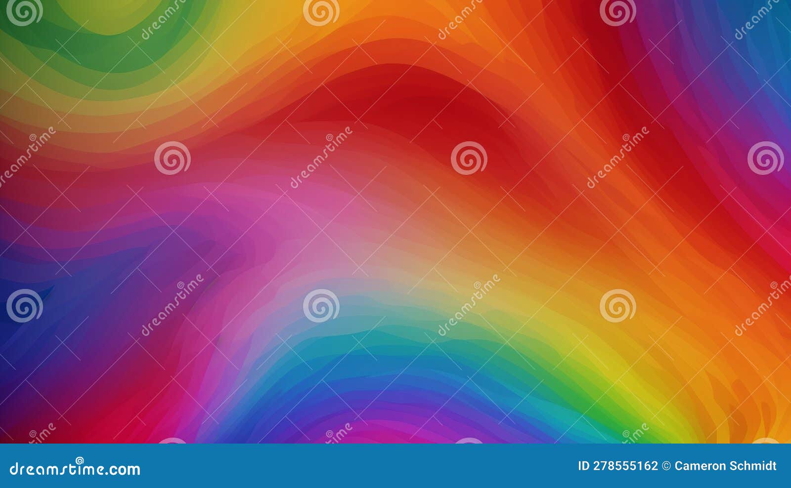 An Image of a Mesmerizing Rainbow Colored Background with a Black ...