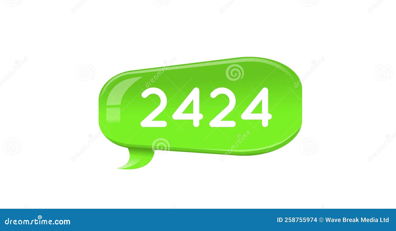 Image of 2424 Messages on White Background Stock Illustration ...