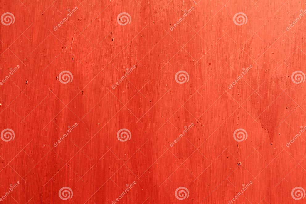 Red Painted Metal Background with Streaks of Rust for Creativity ...