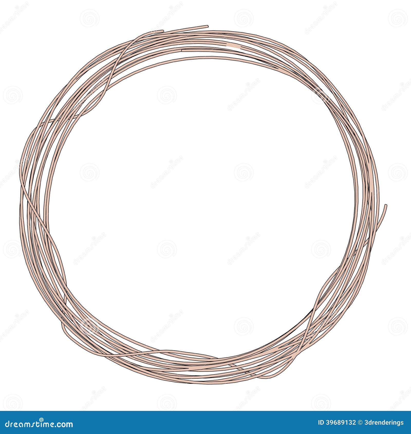 Image of metal wire stock illustration. Illustration of toon - 39689132