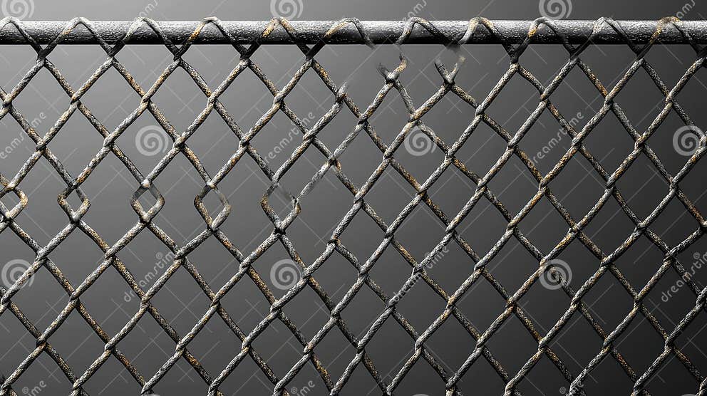 Image of Metallic Wire Mesh on Transparent Background Stock ...