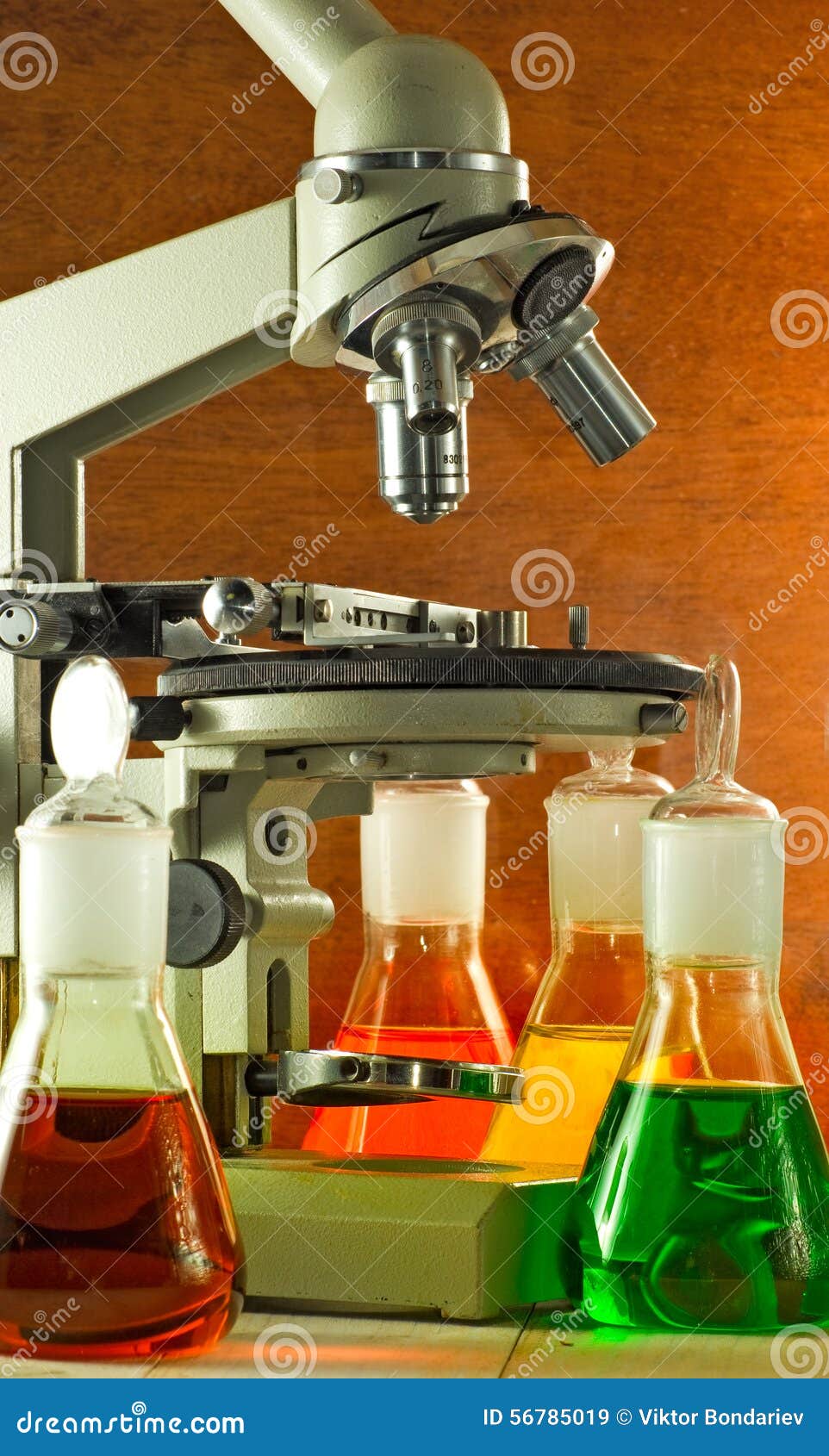 Image of microscope stock image. Image of medical, flask - 56785019