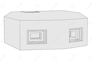 Image of military bunker stock illustration. Illustration of drawing ...