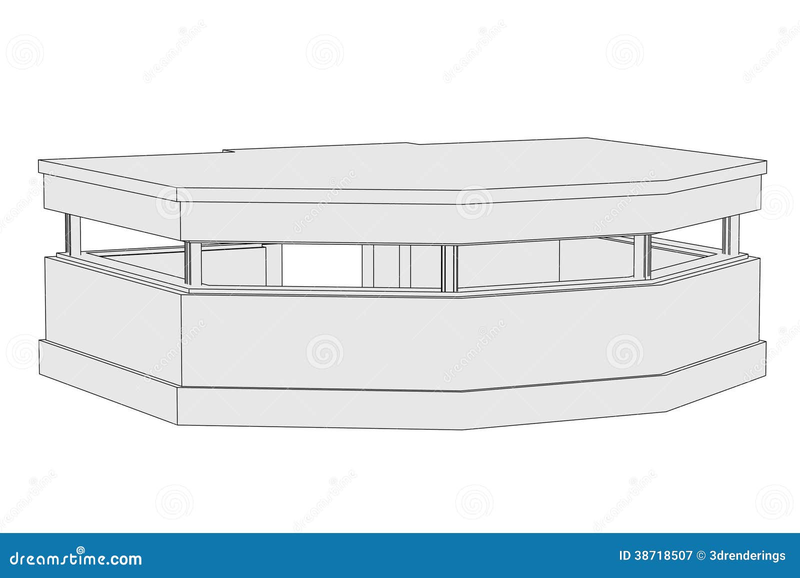 Image of military bunker stock illustration. Illustration of bunker ...