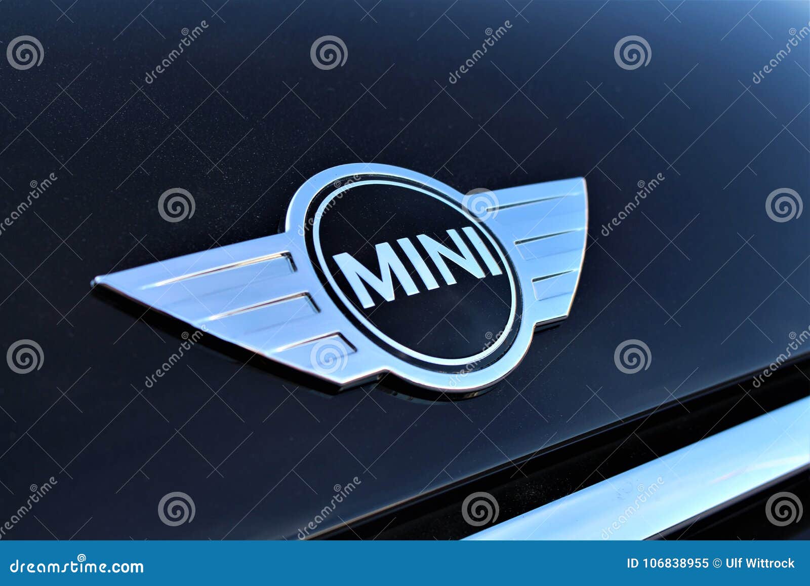 An Image of a Mini Cooper Logo - Hameln/Germany - 07/18/2017 Editorial ...