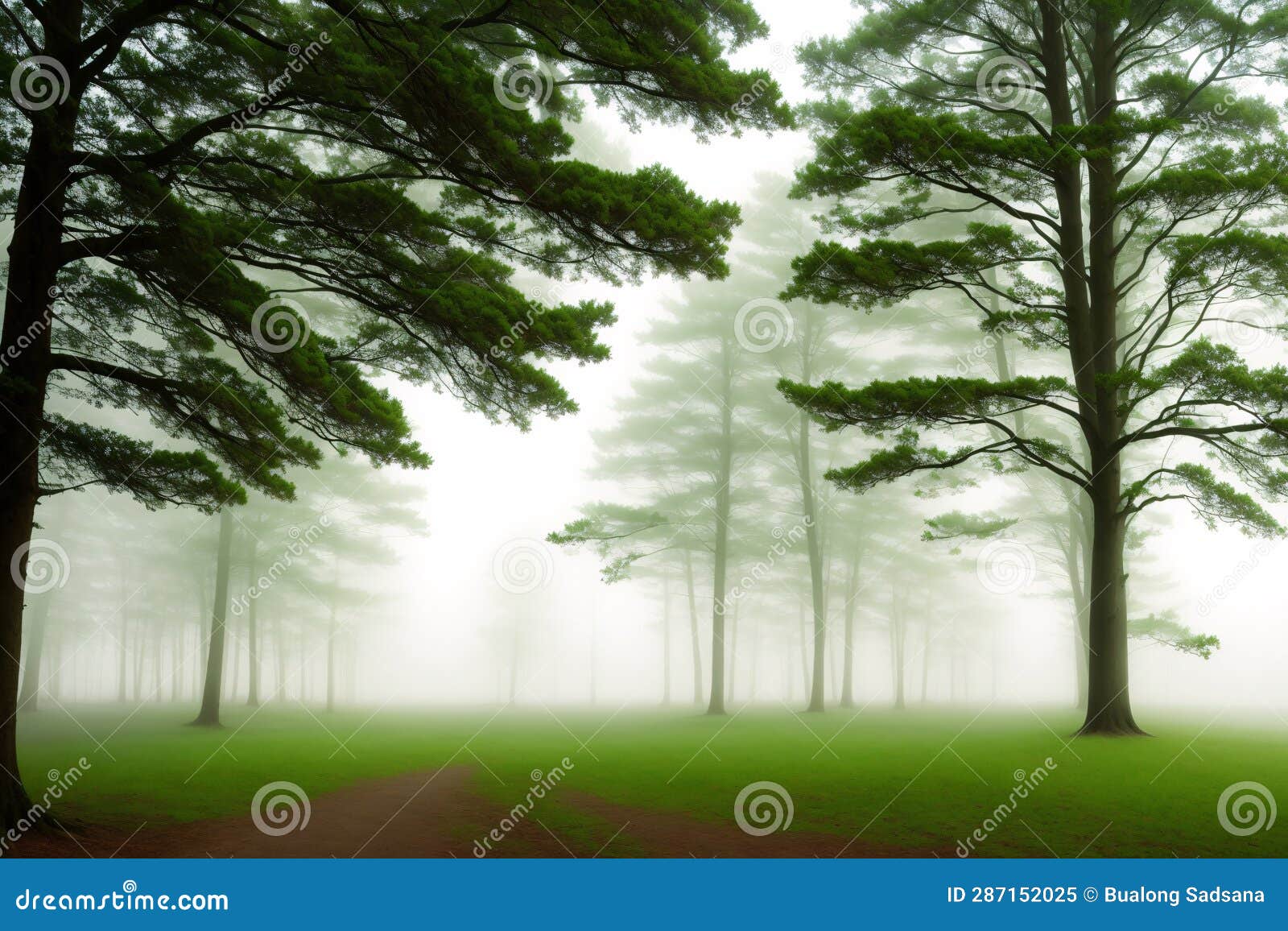 A forest canopy. stock illustration. Illustration of wilderness - 287152025