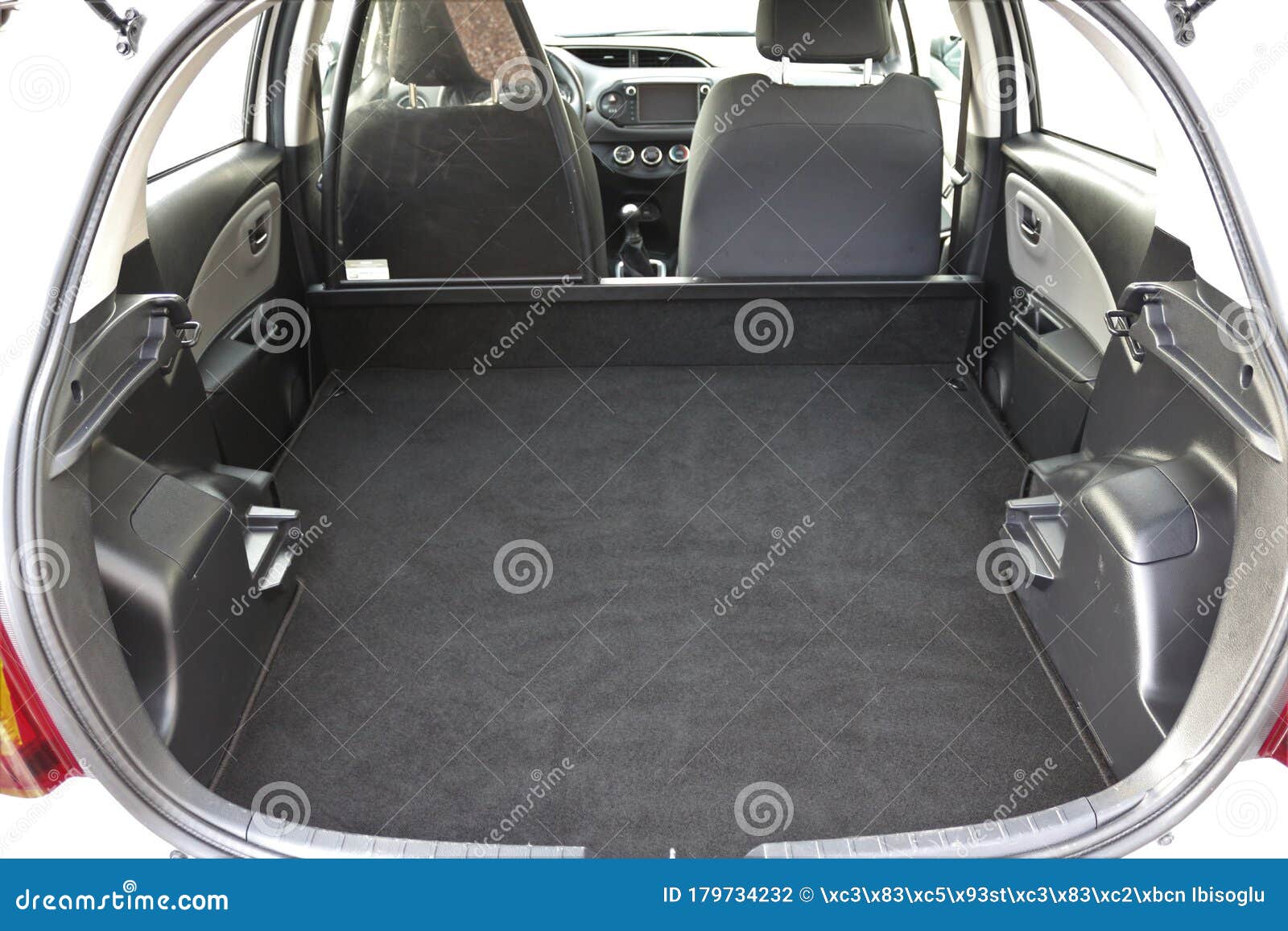 Image of Modern Clean Empty Car Trunk. Stock Photo - Image of carrier ...