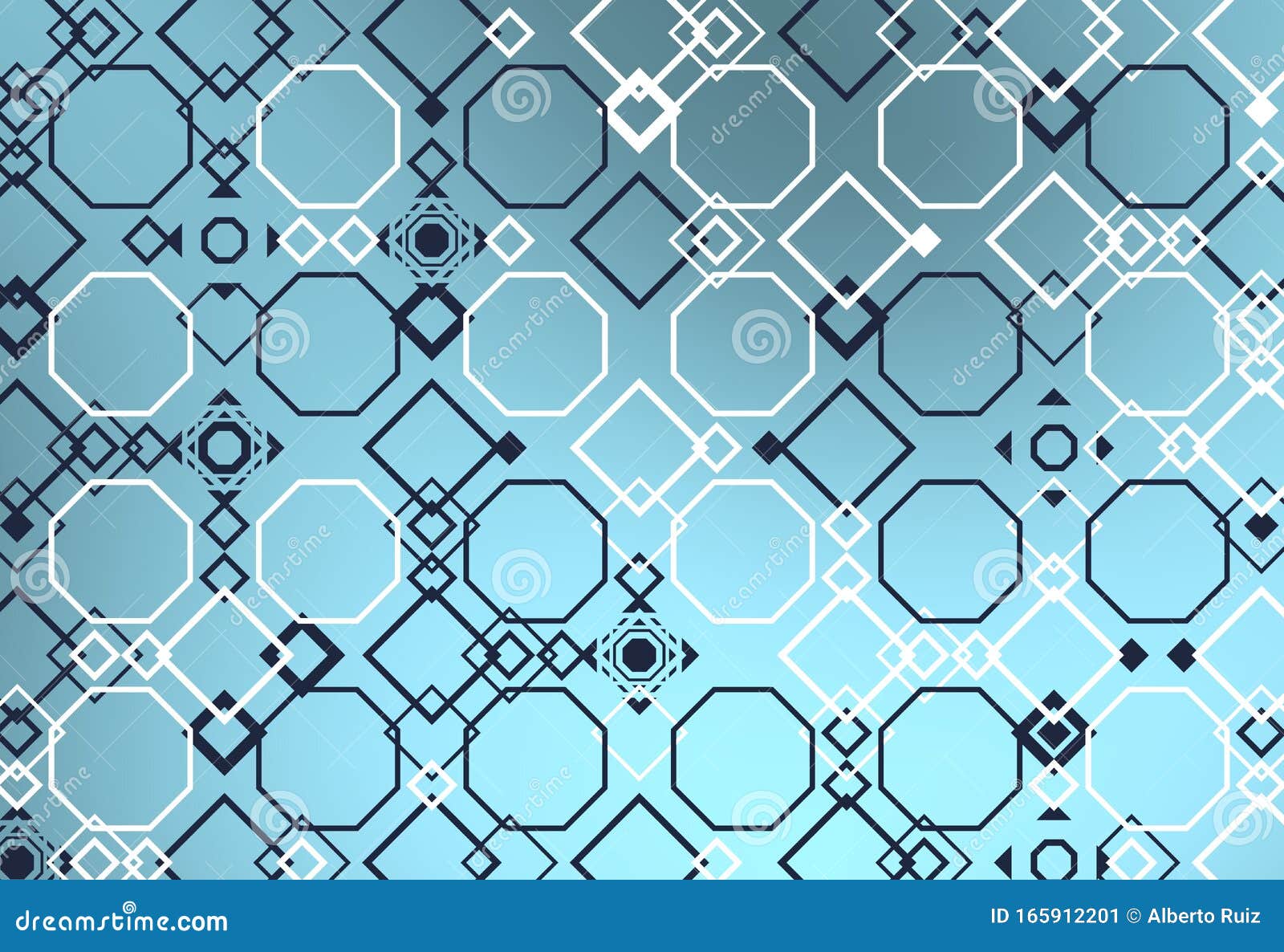 Tech Arab of Arabic Background Over Blue Background Stock Illustration ...