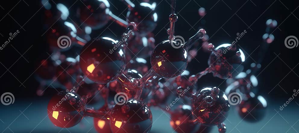 Image of Molecule Cell Dna Texture Background, Blood Stock Illustration ...