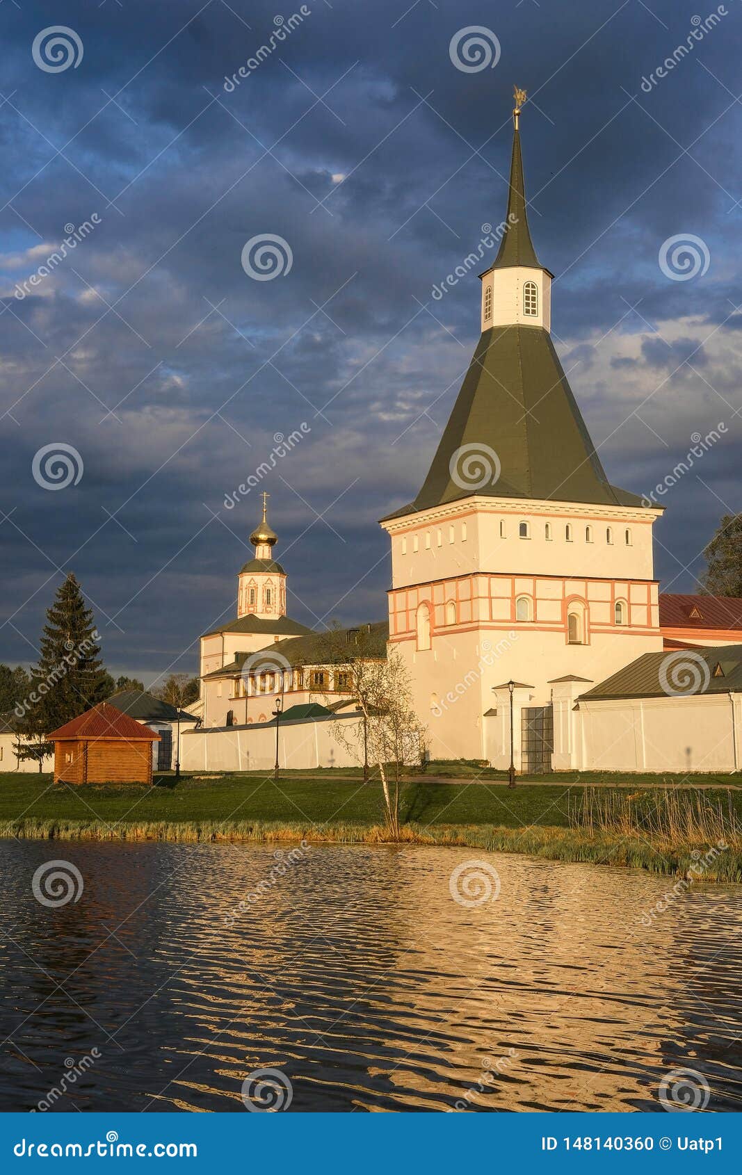 Monastery in Valdai, Russia Stock Photo - Image of spring, valdai ...