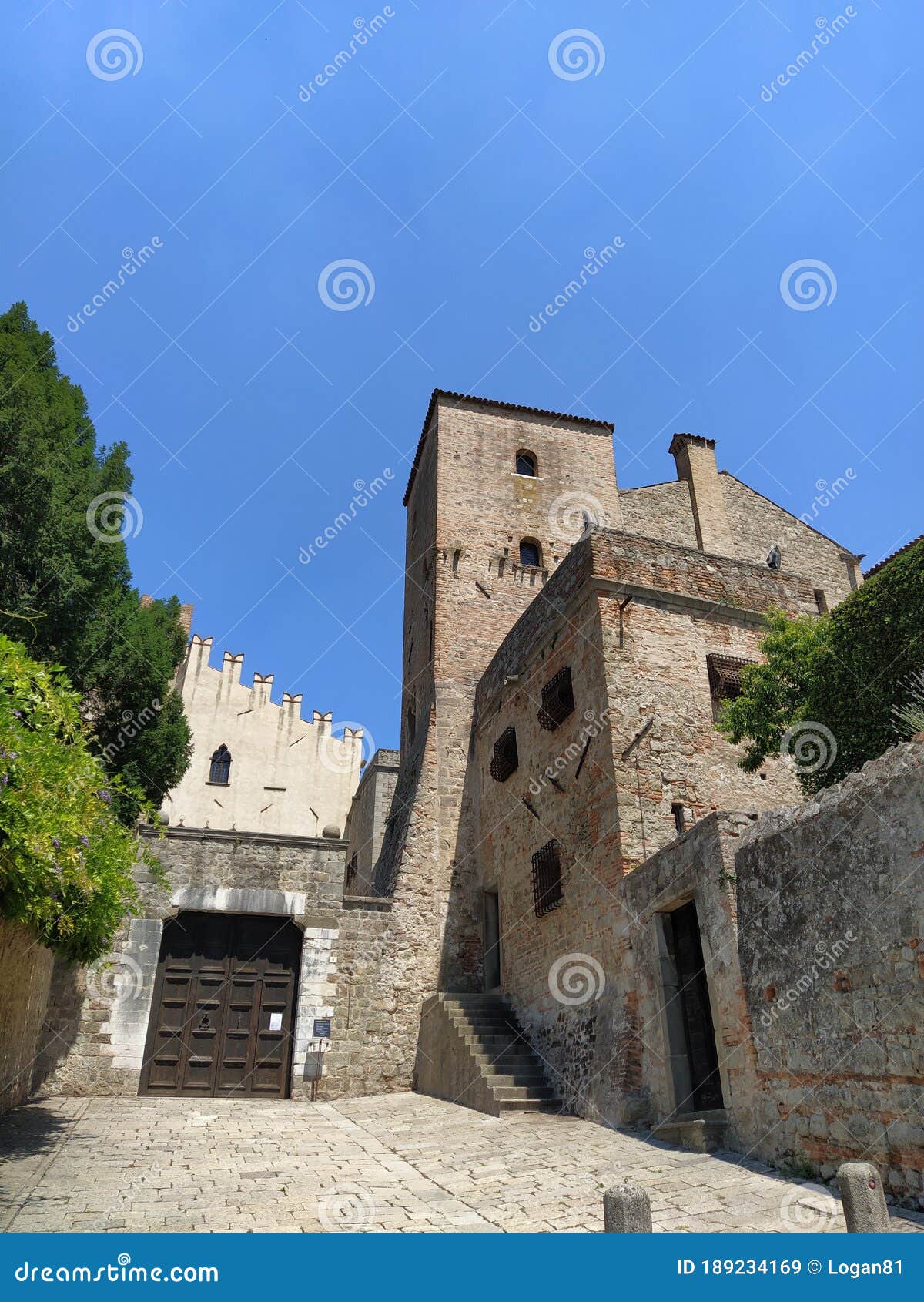 Castle of Monselice in Italy Stock Image - Image of monselice, tourism ...