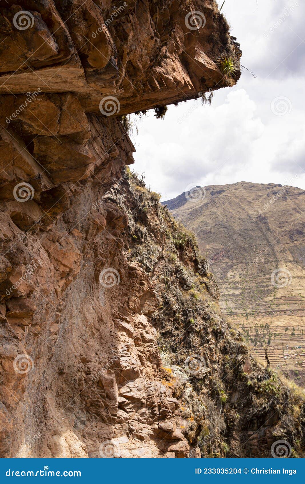 Image of a Mountain in the Peruvian Andes. Stock Photo - Image of ...