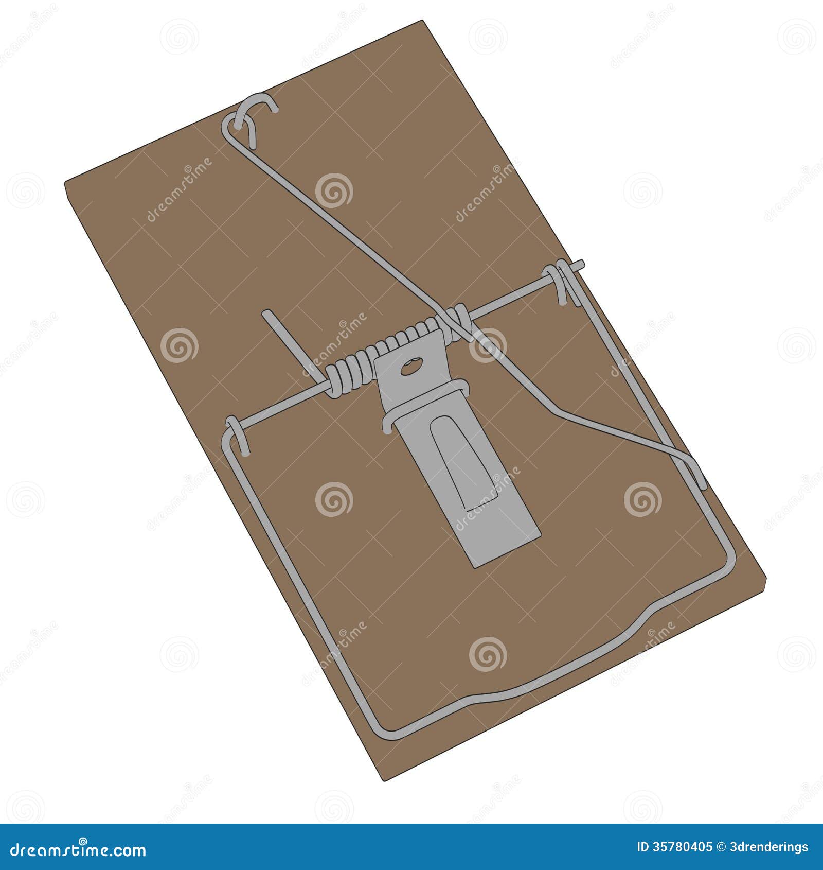 Image of mouse trap stock illustration. Illustration of drawing - 35780405