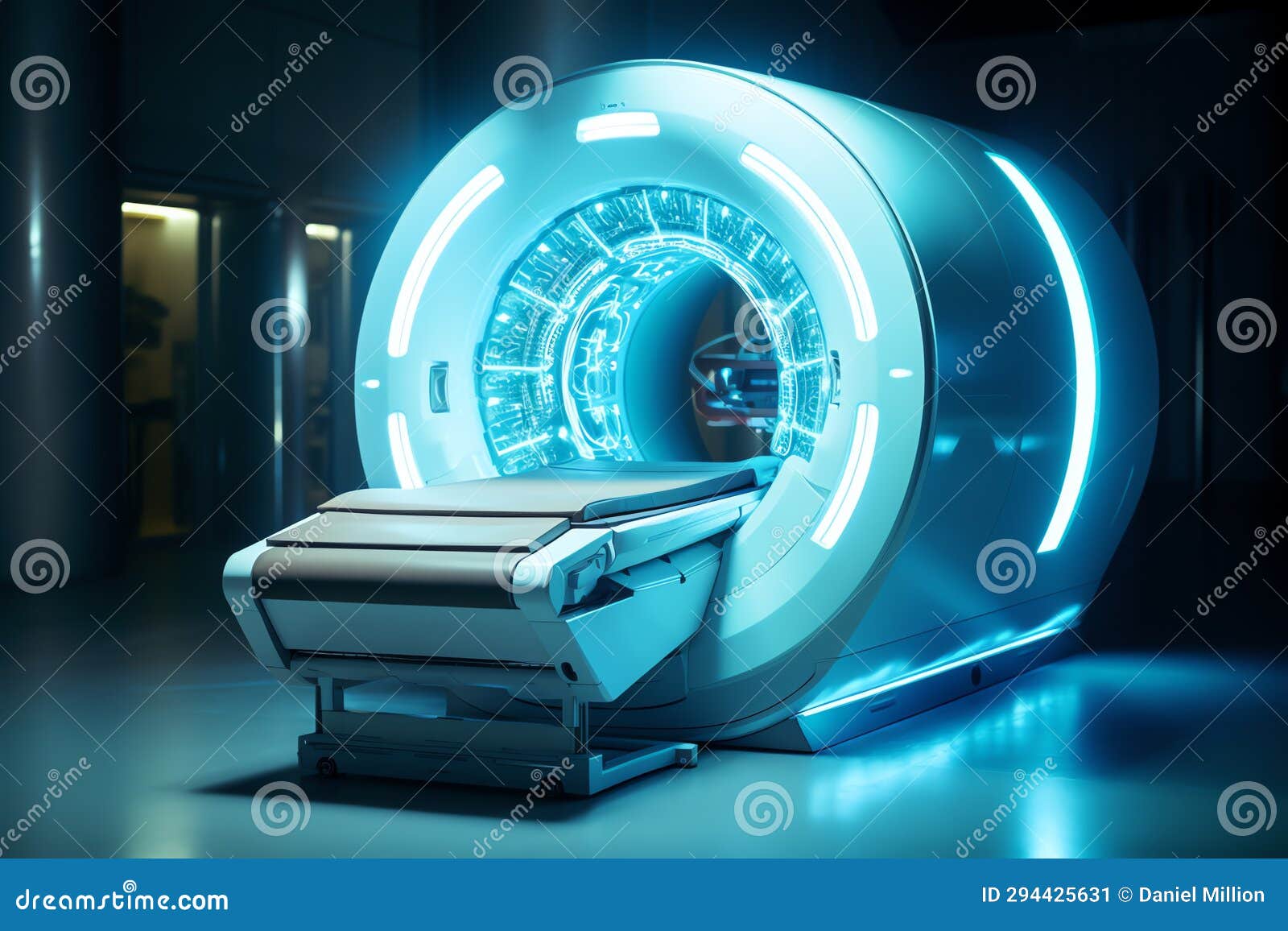 MRI Machine Health Care Background Stock Illustration - Illustration of ...