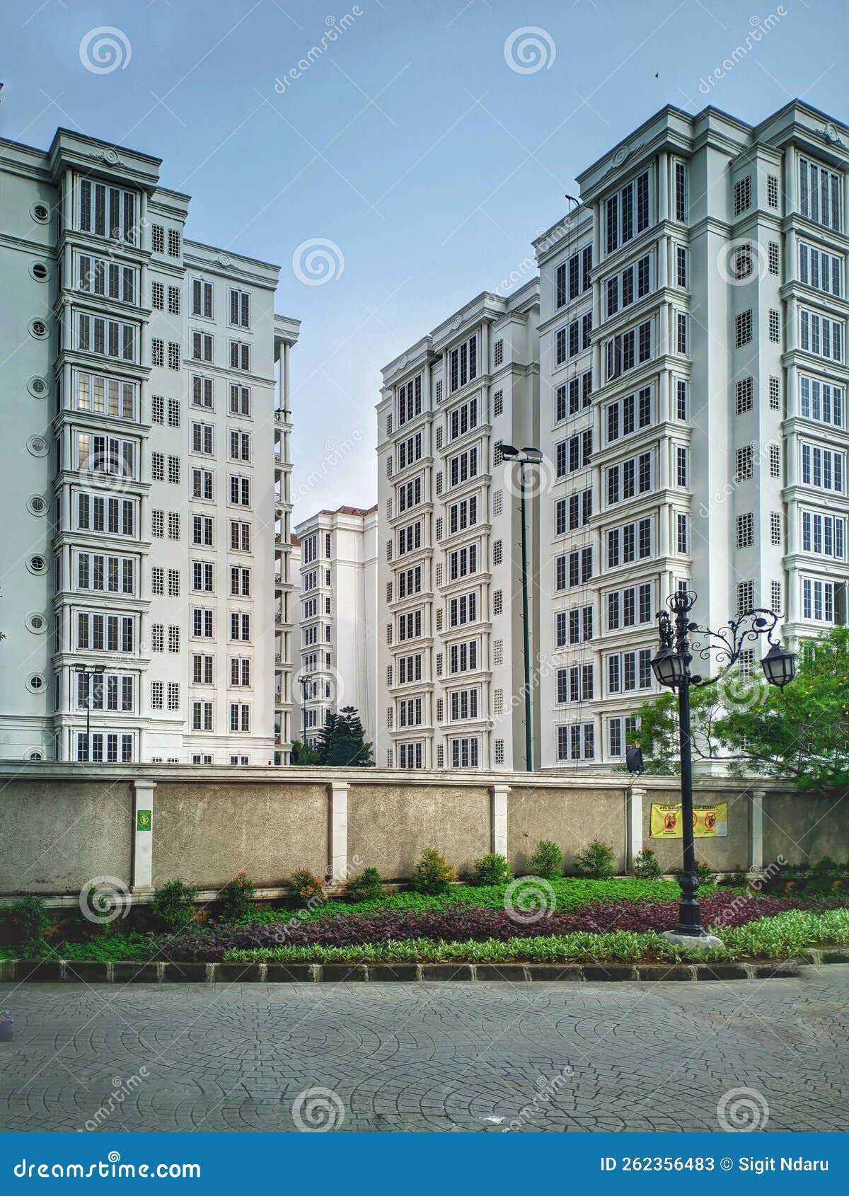 Image of Multi-storey Building into a Place of Residence Stock Image ...