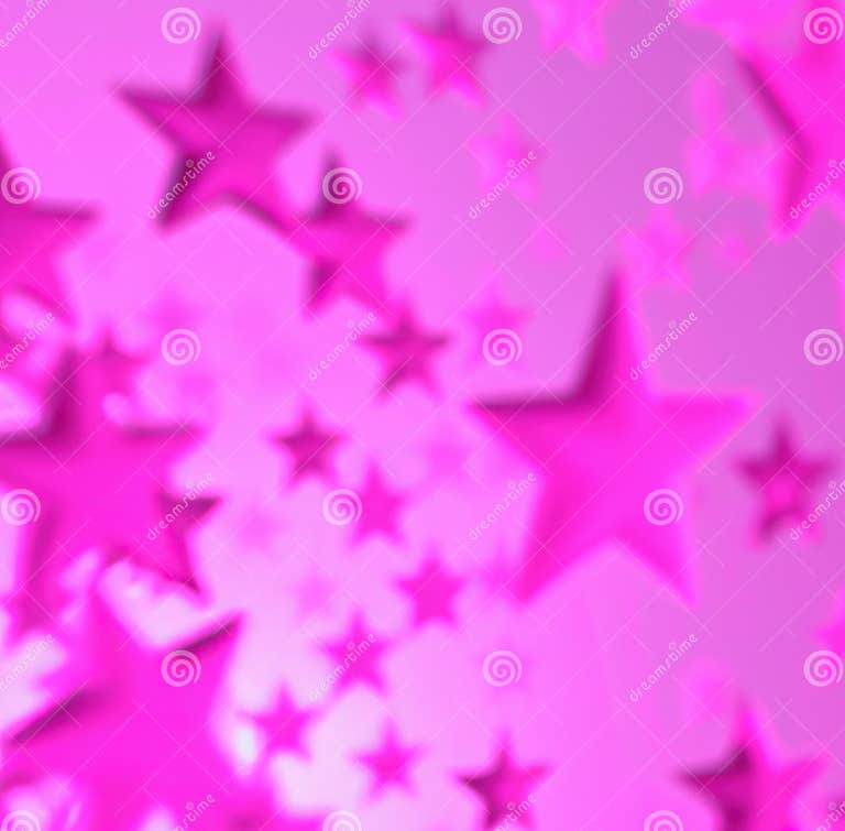 Image of Multiple Bright Pink Stars on Light Pink Background Stock ...