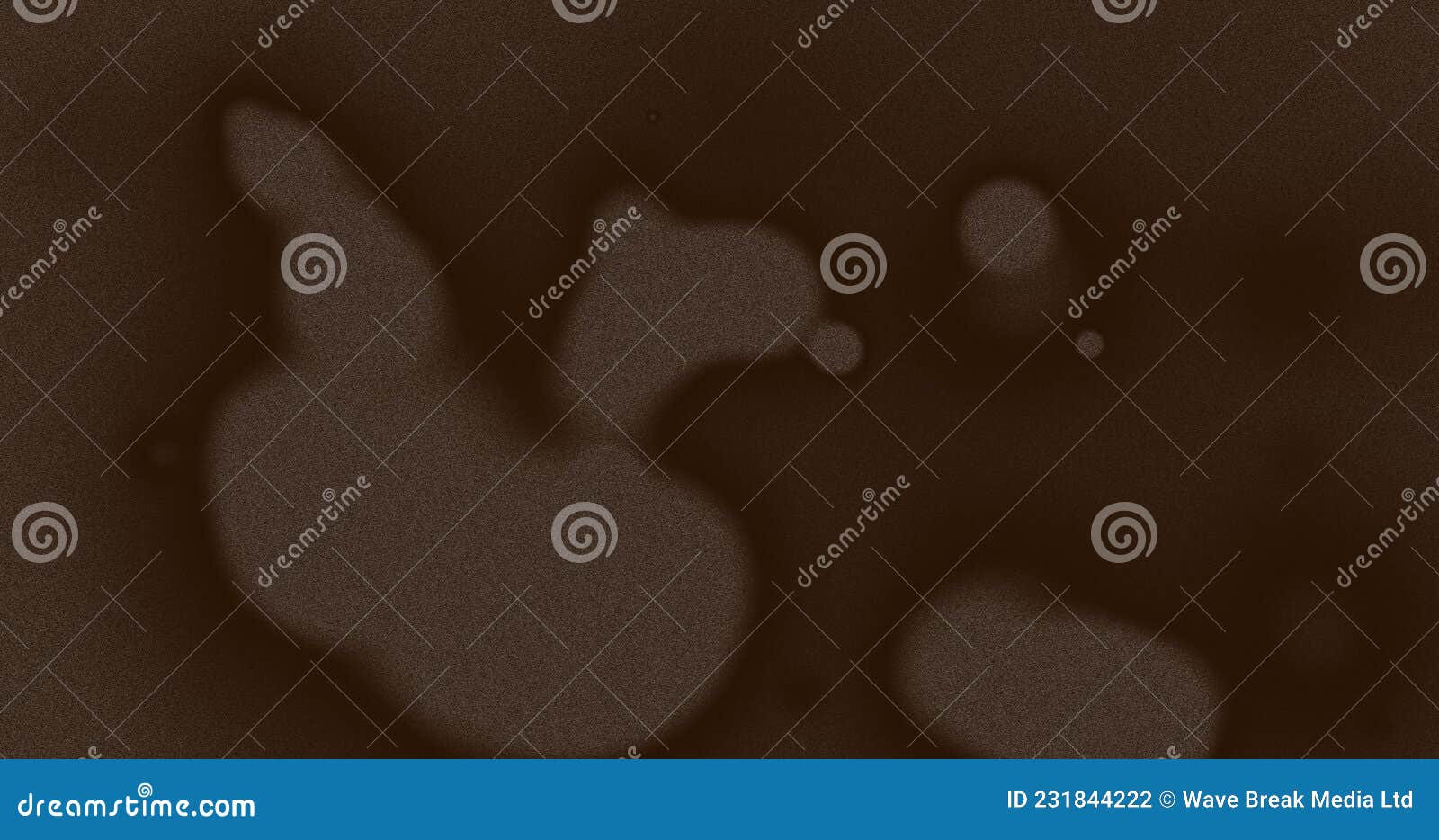 Image of Multiple Brown Splodges and Lines Moving on Seamless Loop ...