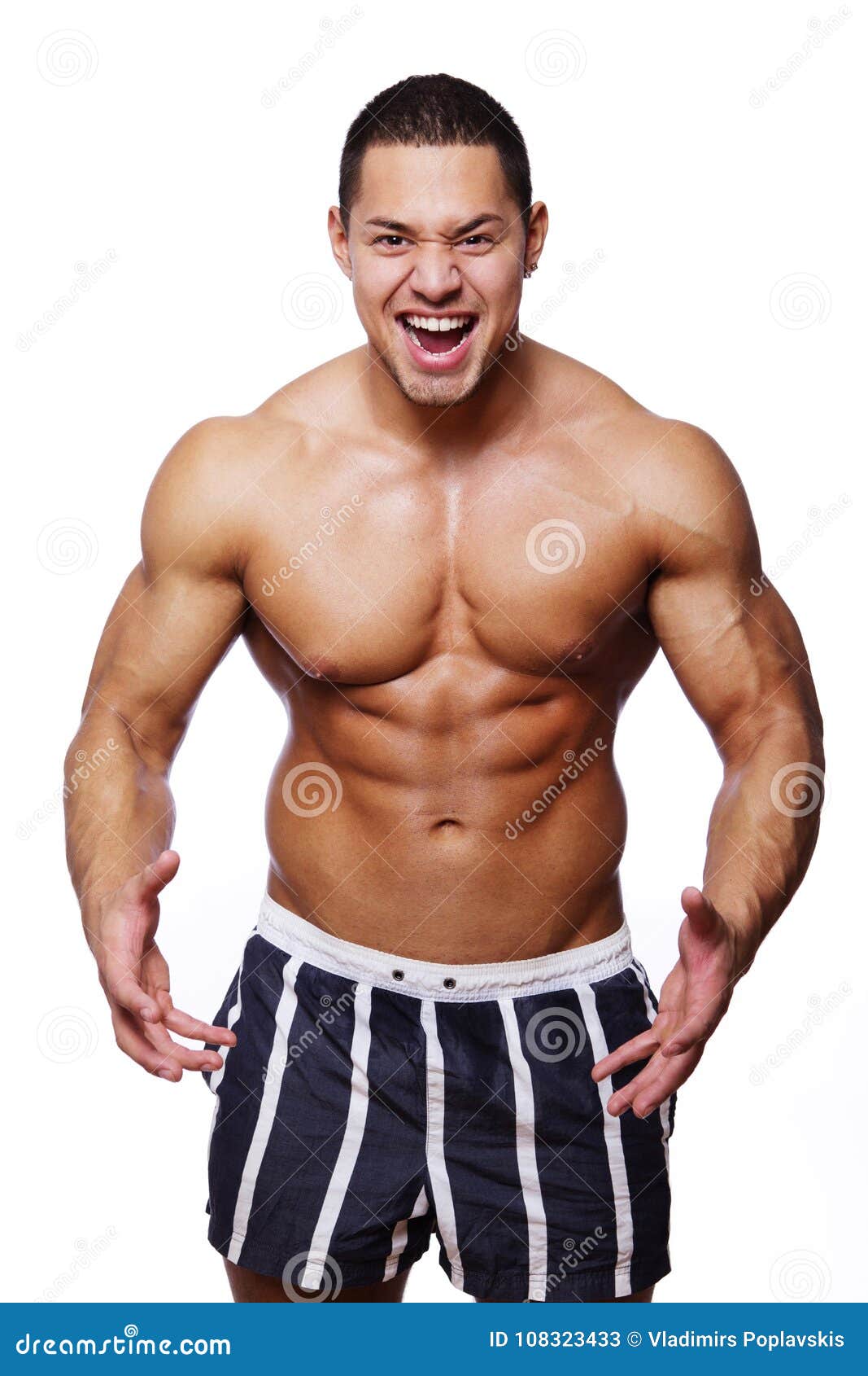 Image of muscle man stock image. Image of smile, power - 108323433