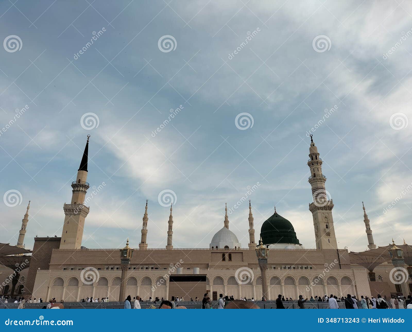 Image of Nabawi Mosque at Madina, Saudi Arabia Editorial Stock Photo ...