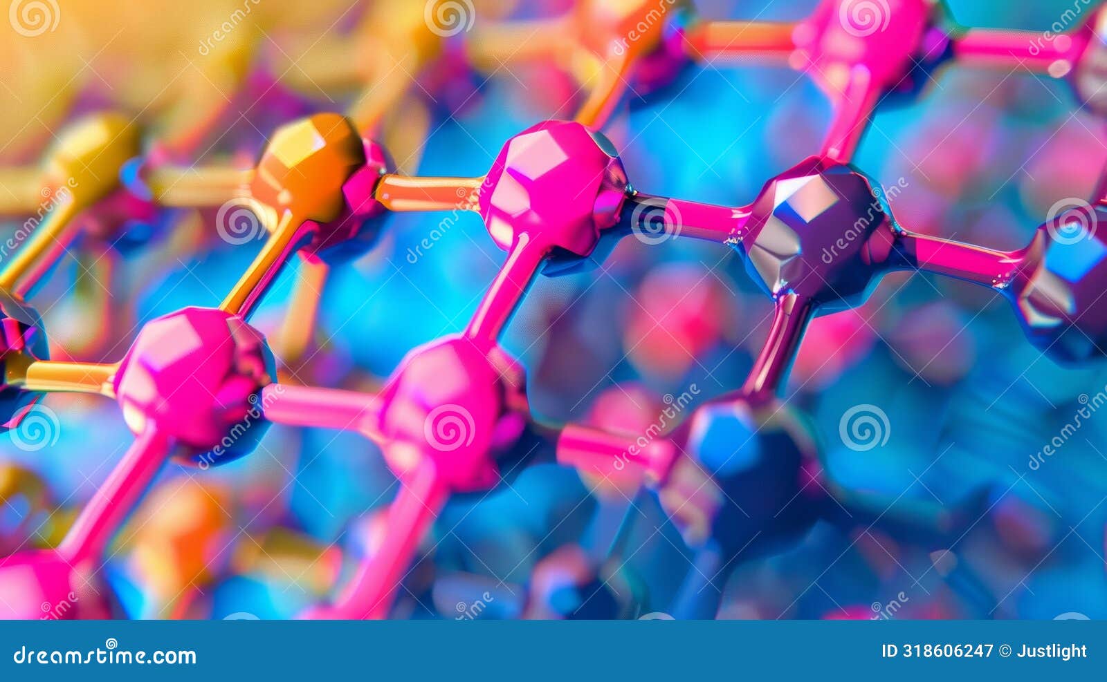 An Image of a Nanoscale Thin Film Zoomed in To Reveal the Precise ...