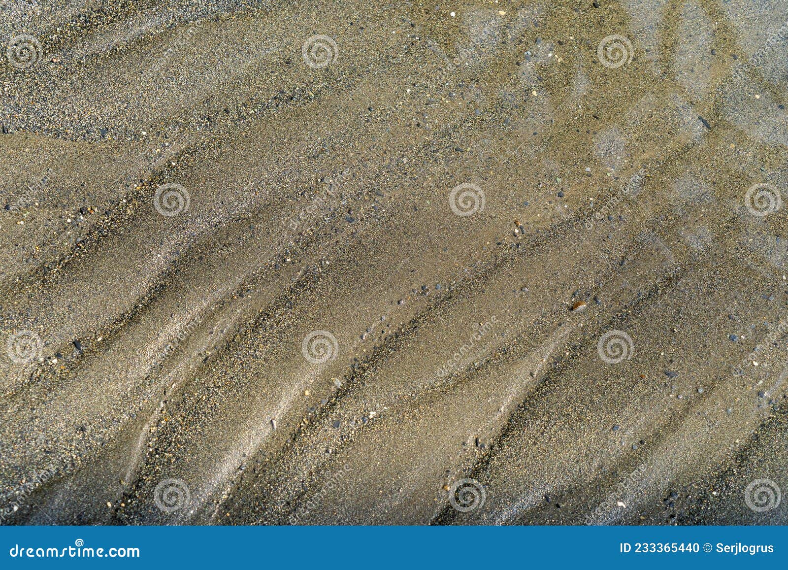 Natural Patterns on the Sand Stock Photo - Image of detail, rippled ...