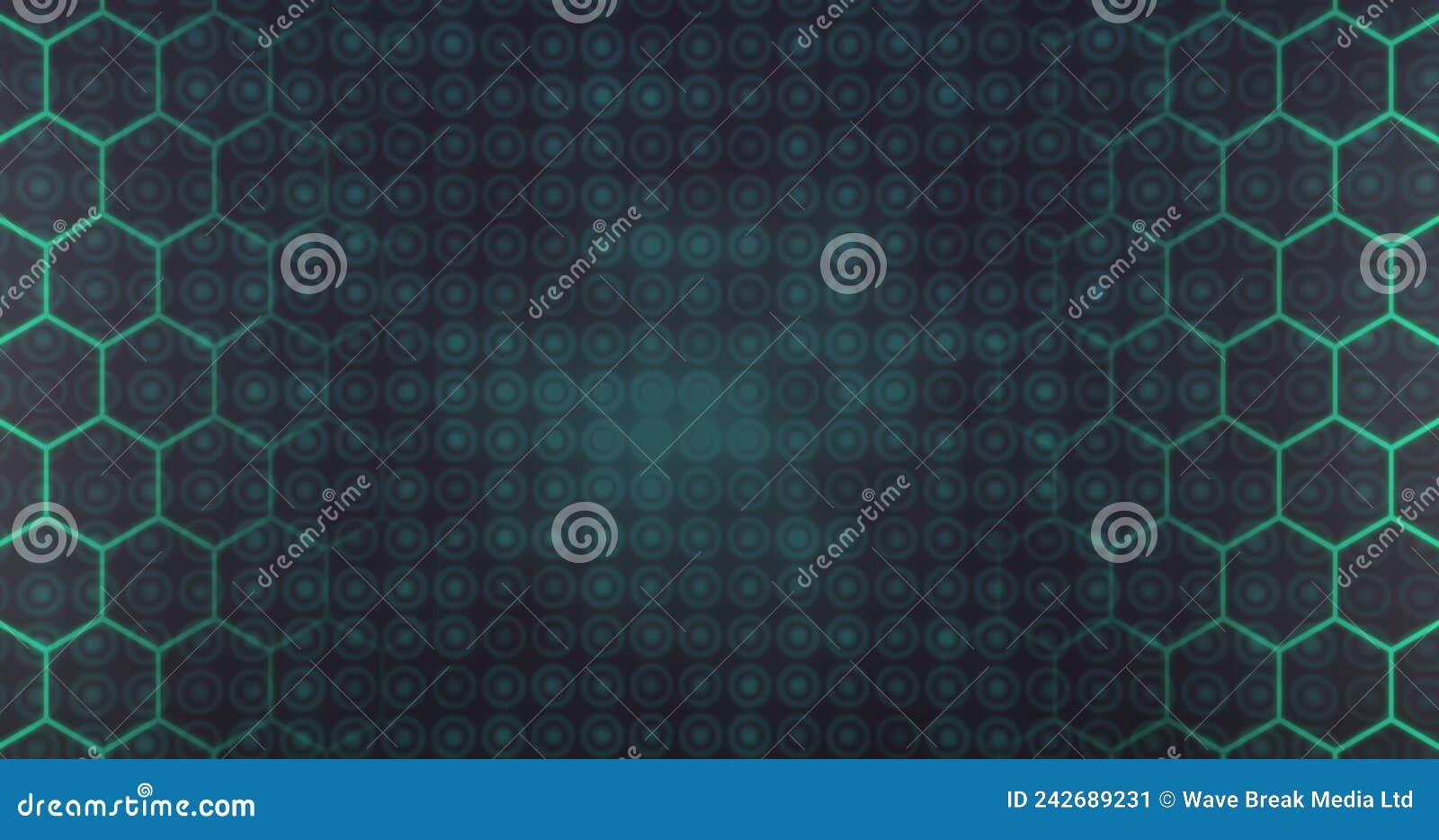 Image of Neon Green Pattern and Glowing Background Stock Illustration ...