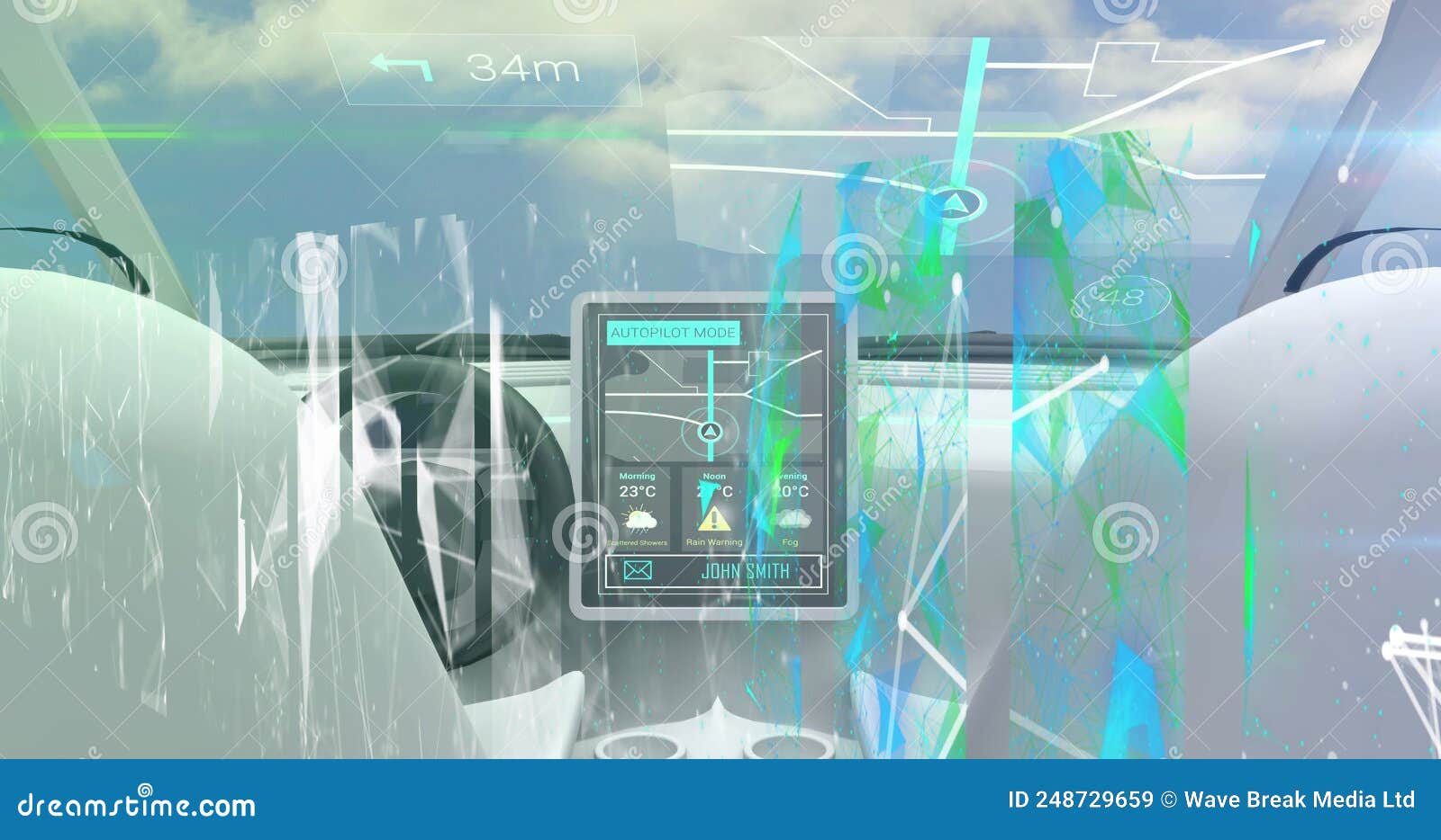 Image of Network of Connection and Data Processing Over Dashboard in ...