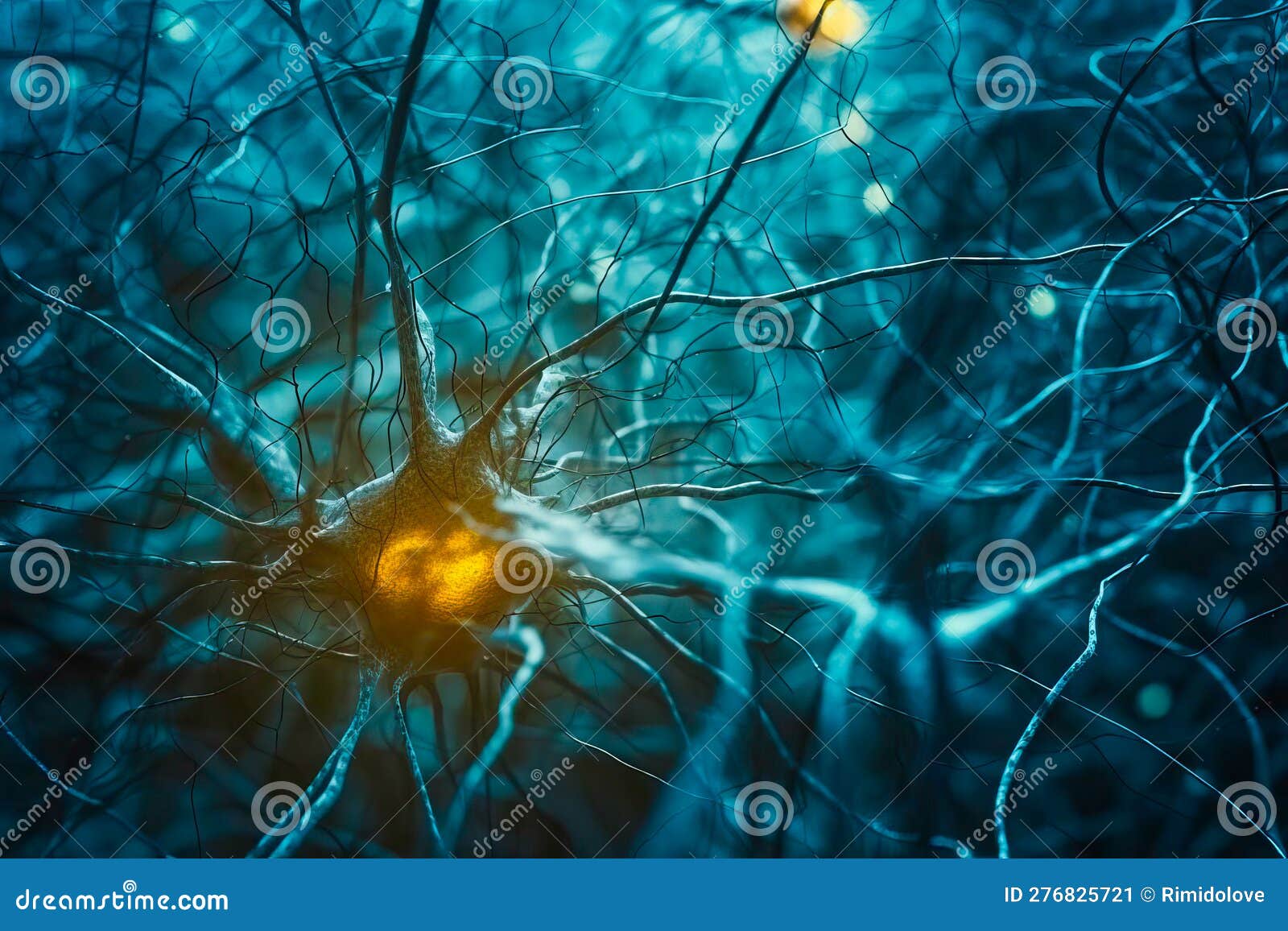 An Image of Neurons Involved in Emotional Regulation, Such As those in ...