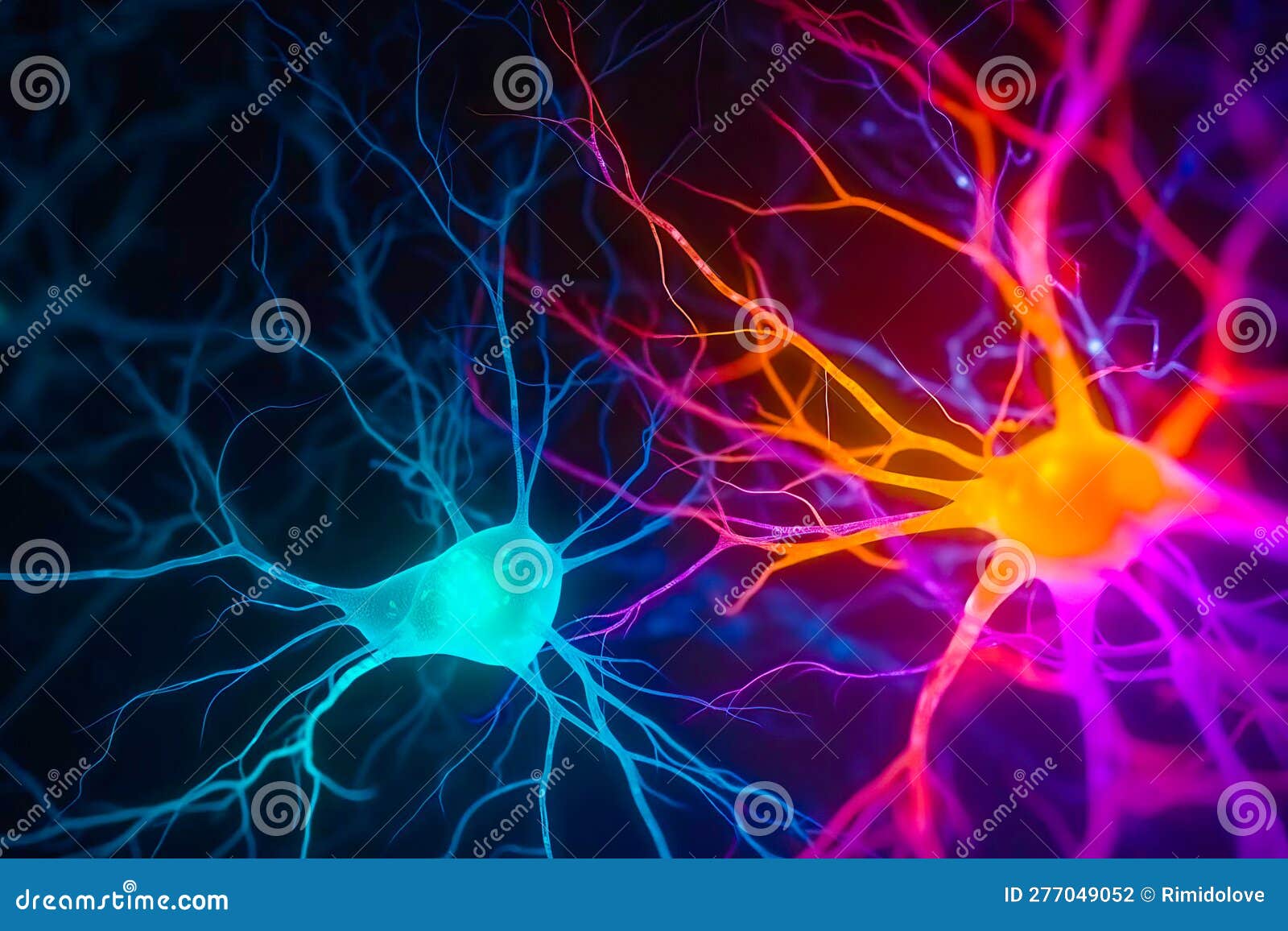 An Image of Neurons Involved in Empathy and Social Cognition, Such As ...