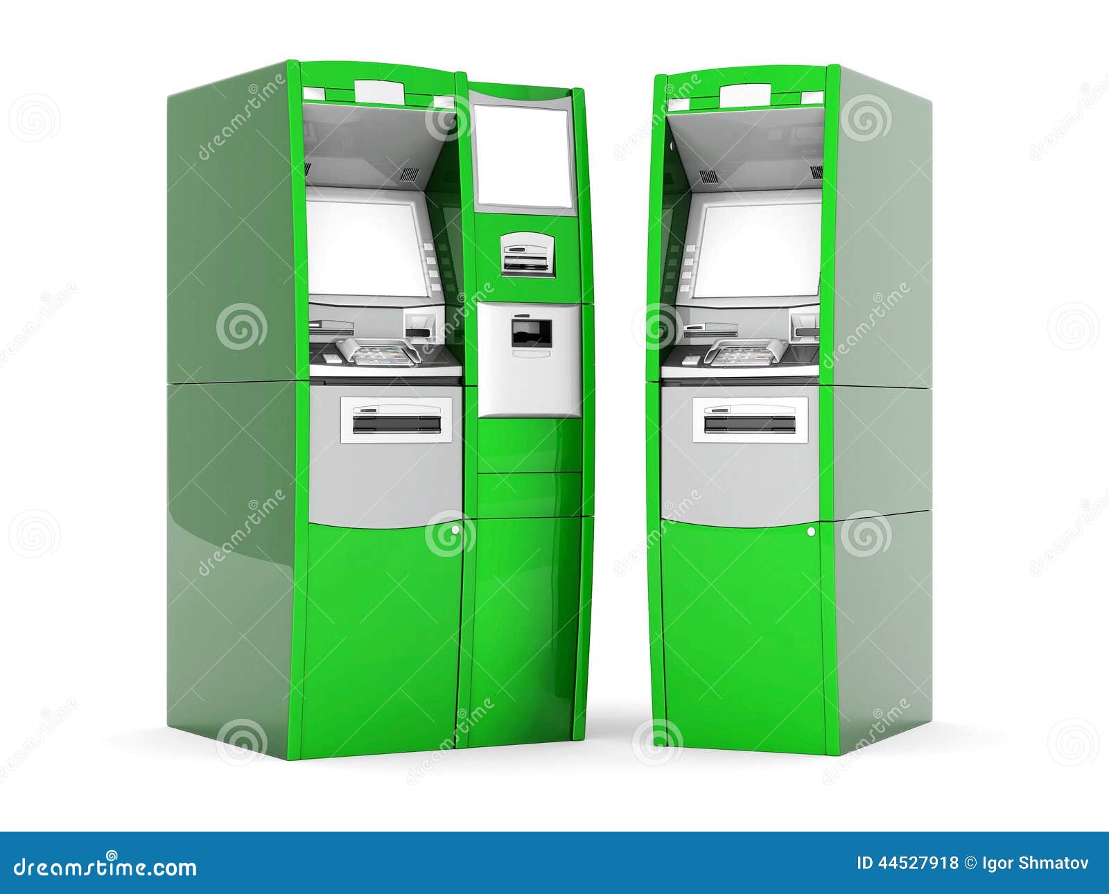 Image of the new ATM stock illustration. Illustration of cashpoint ...