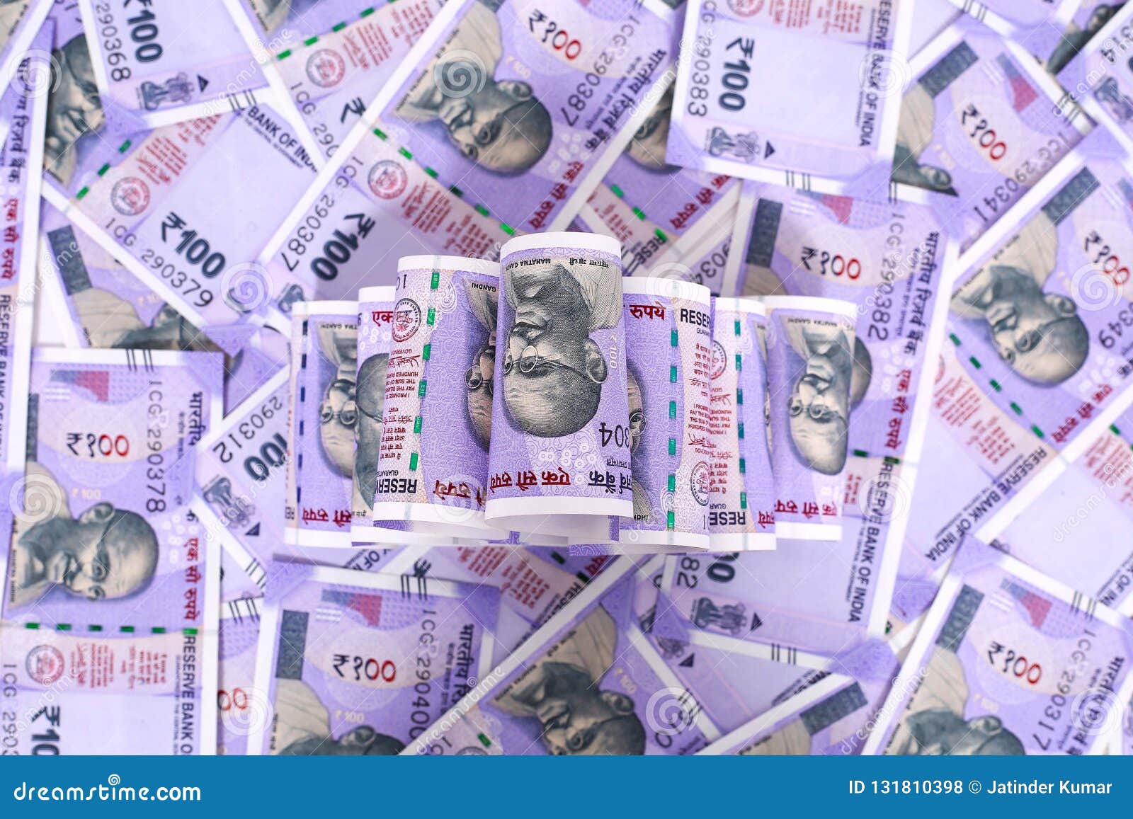 Image of New Indian Currency Notes Stock Photo - Image of financial ...