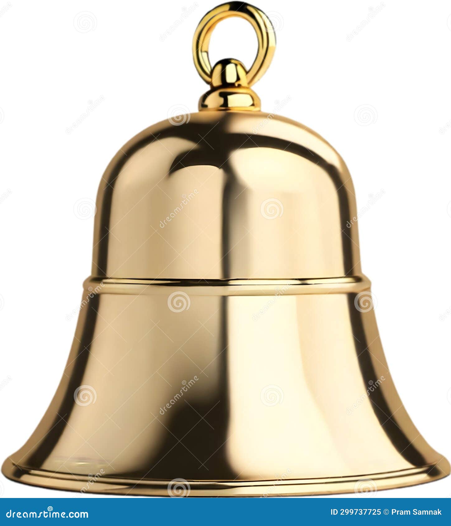 An Image of the New Year Bell. Ai-generated. Stock Illustration ...
