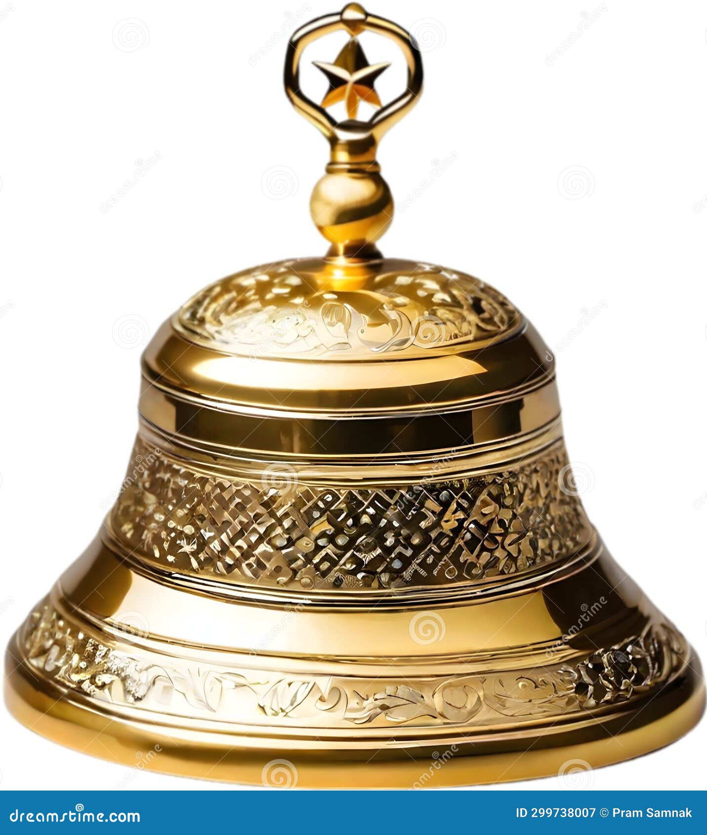 An Image of the New Year Bell. Ai-generated. Stock Illustration ...