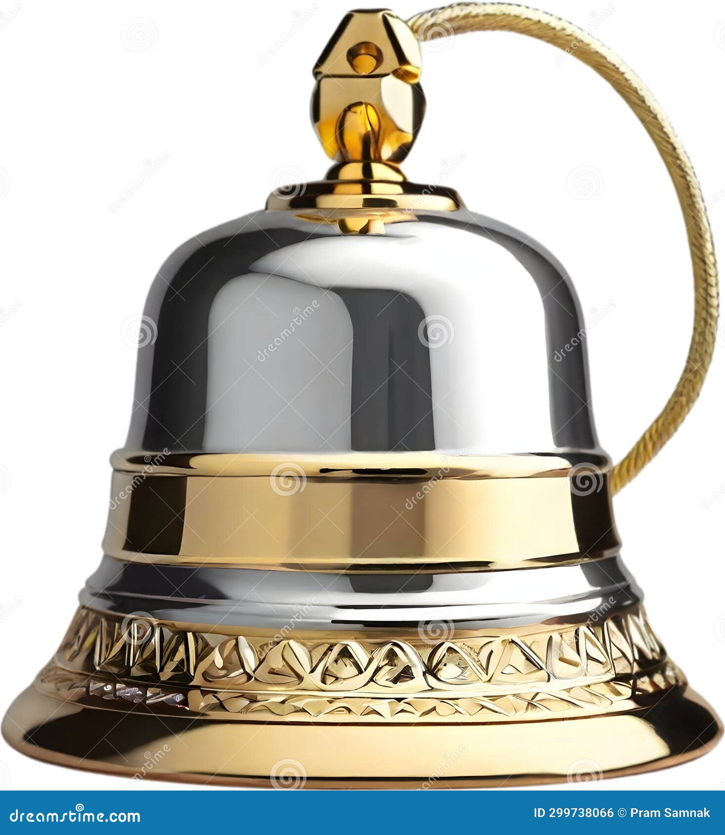 An Image of the New Year Bell. Ai-generated. Stock Illustration ...