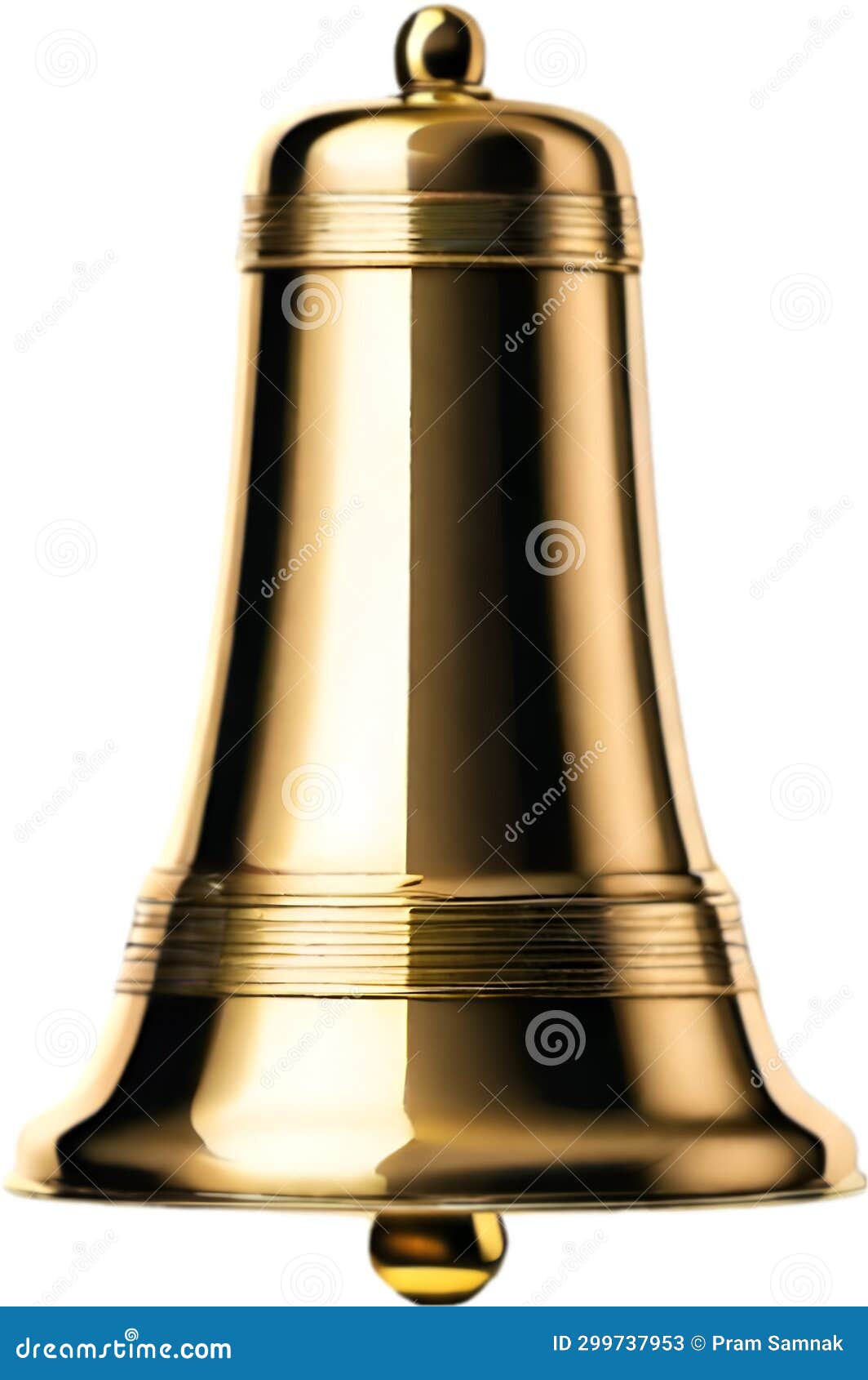 An Image of the New Year Bell. Ai-generated. Stock Illustration ...