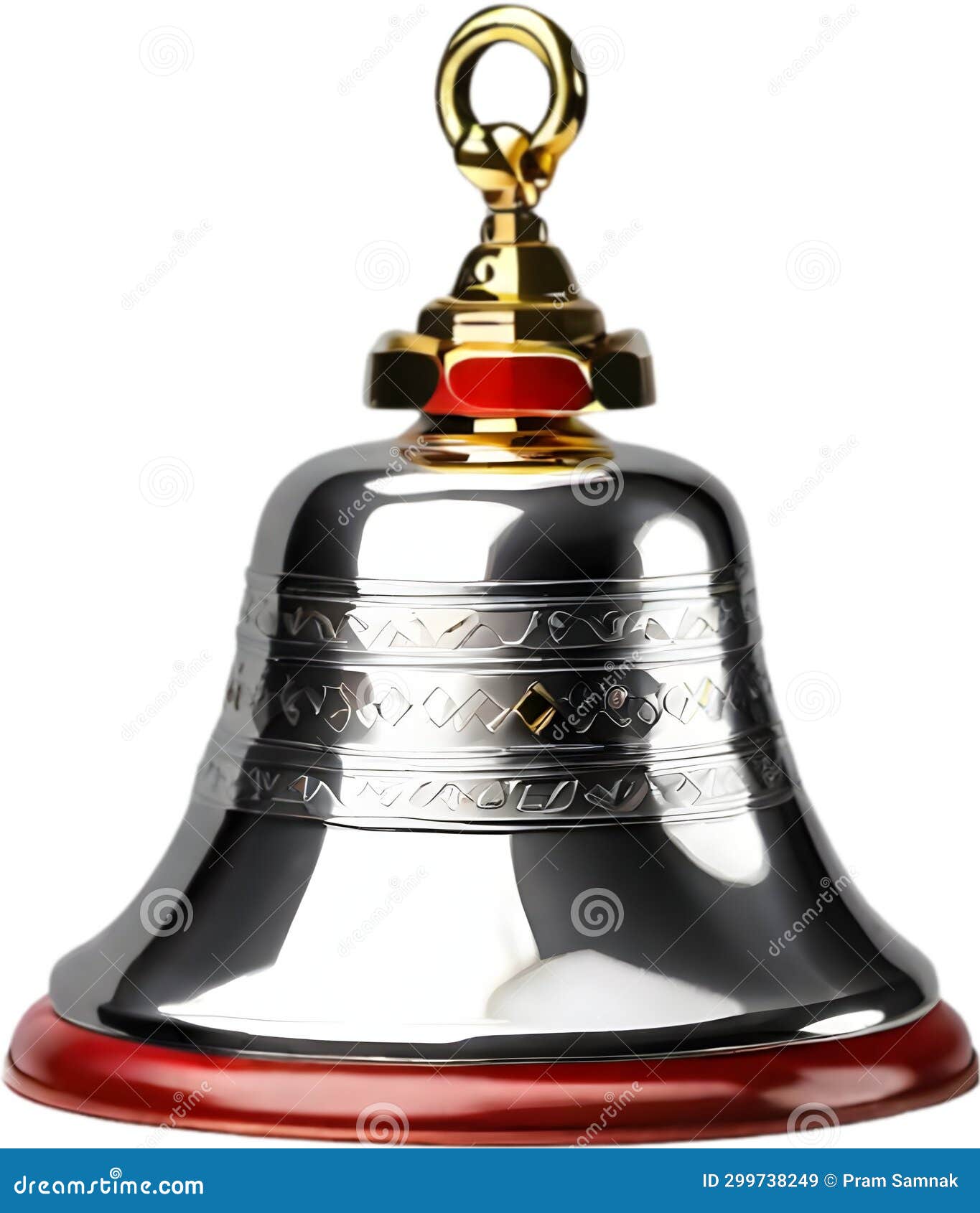 An Image of the New Year Bell. Ai-generated. Stock Illustration ...