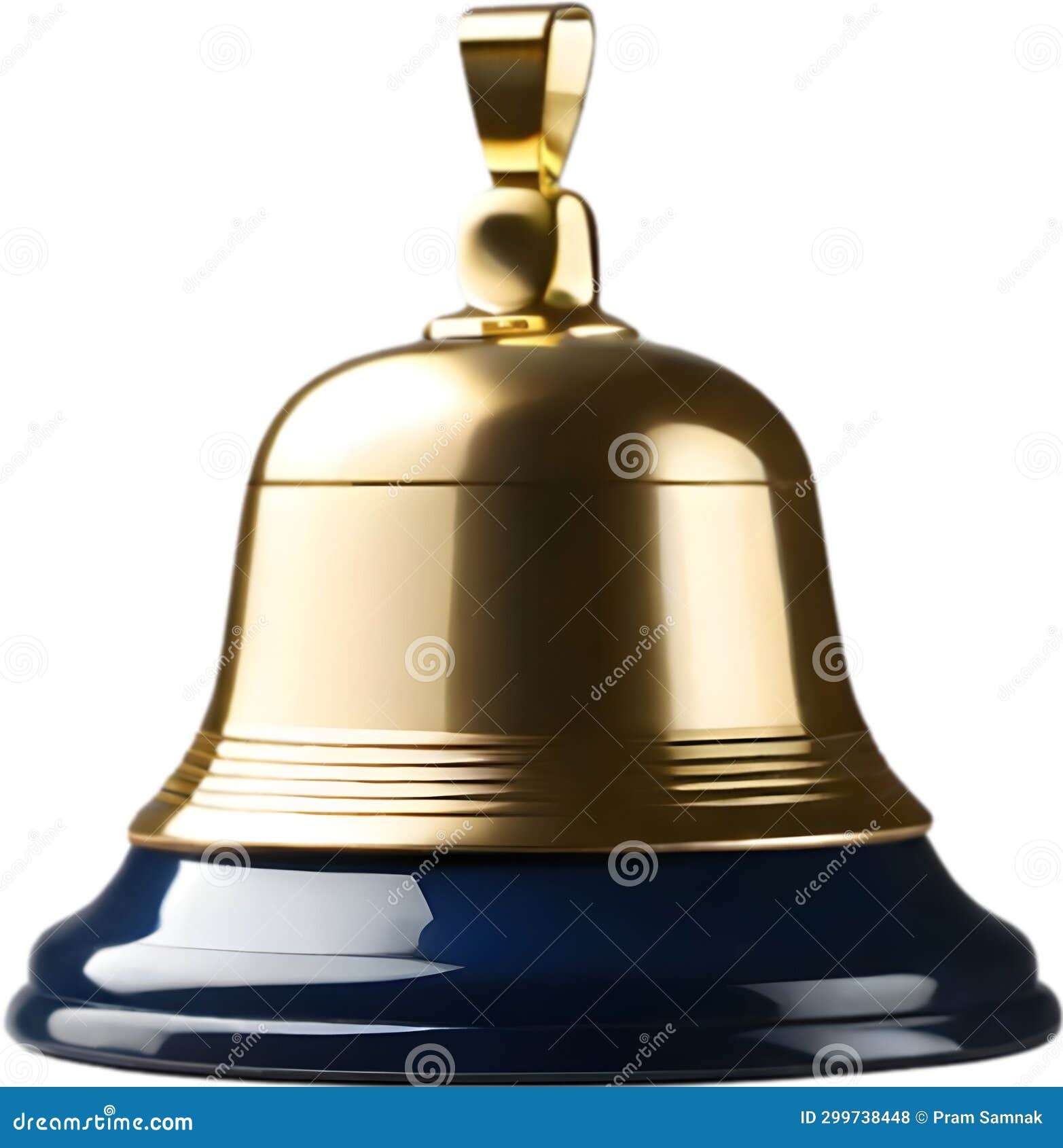 An Image of the New Year Bell. Ai-generated. Stock Illustration ...