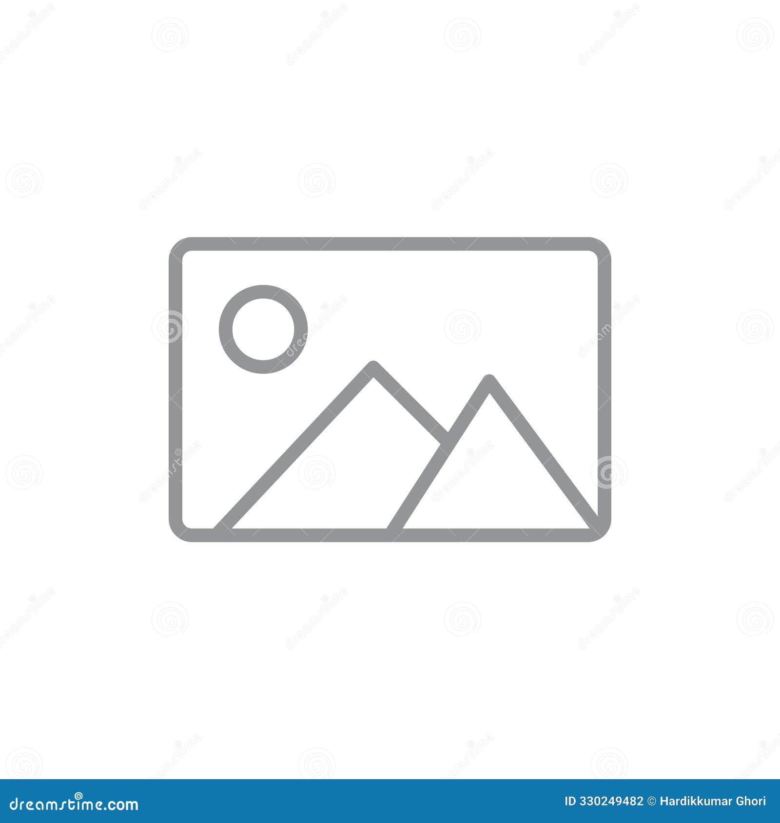 Image Not an Available Icon Stock Vector - Illustration of missing ...