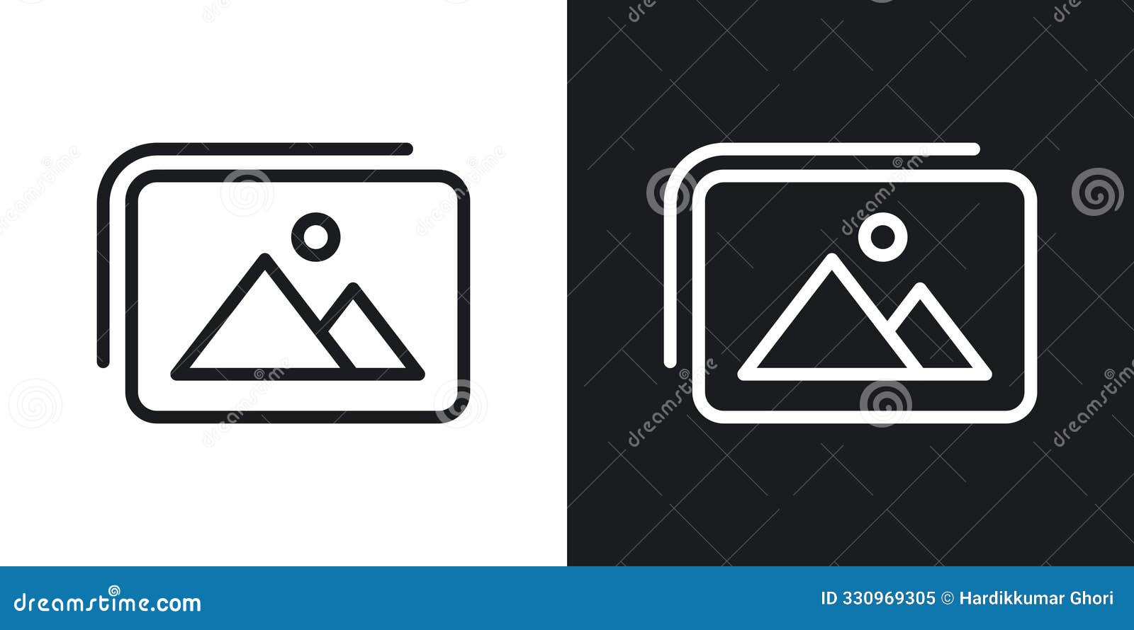 Image Not an Available Icon Set. Default Missing Photo Stock Vector ...