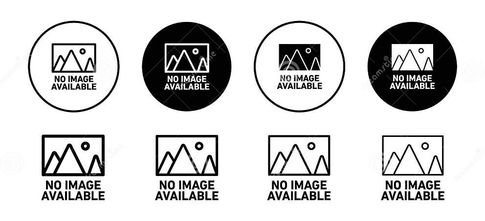 Image Not an Available or No Image or Photo Attached Icon. Error in ...