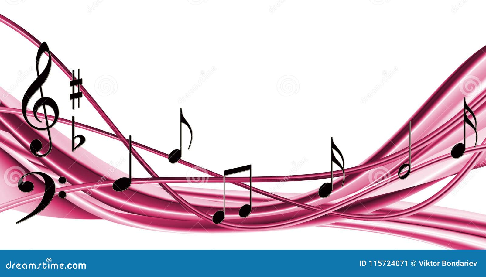 Image of Notes on Abstract Background Stock Illustration - Illustration ...