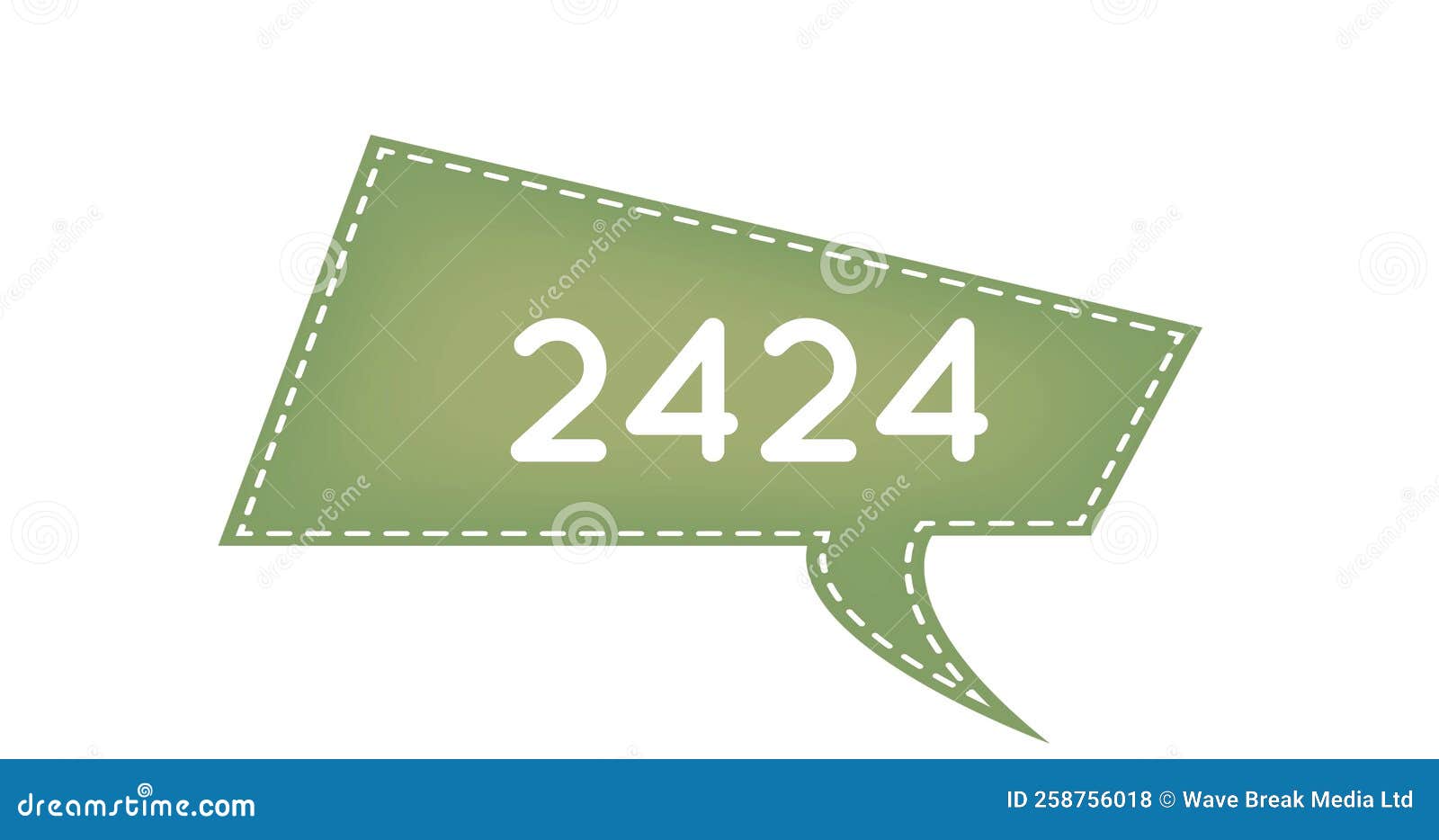 Image of 2424 Notifications on White Background Stock Illustration ...