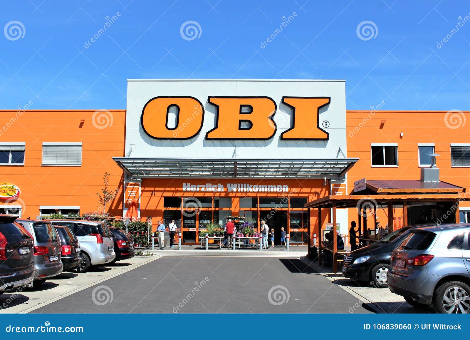 An Image of a OBI Store - Logo - Minden/Germany - 07/18/2017 Editorial ...