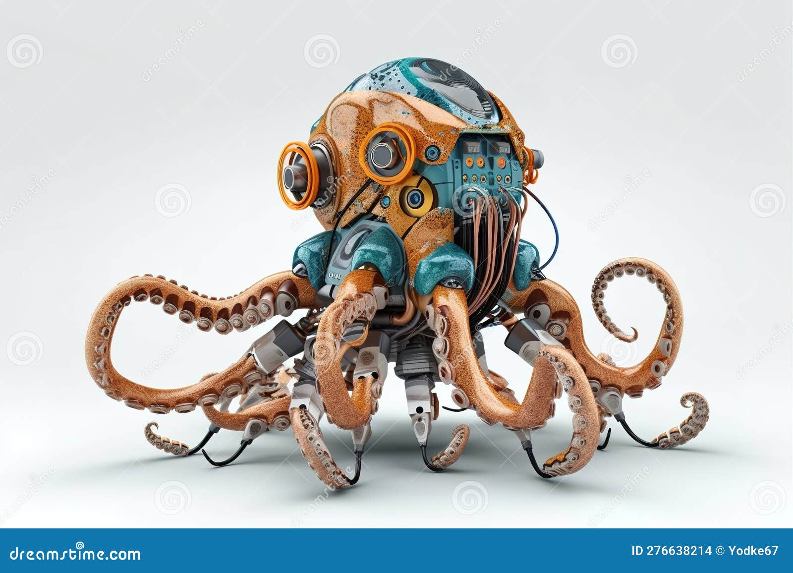 The Age Of Robot Animals - Giraffe Stock Photo | CartoonDealer.com ...