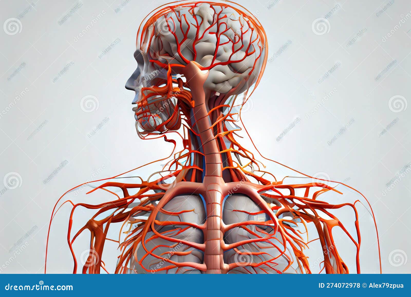 Anatomical Structure of the Human Brain and Nervous System - Generative ...
