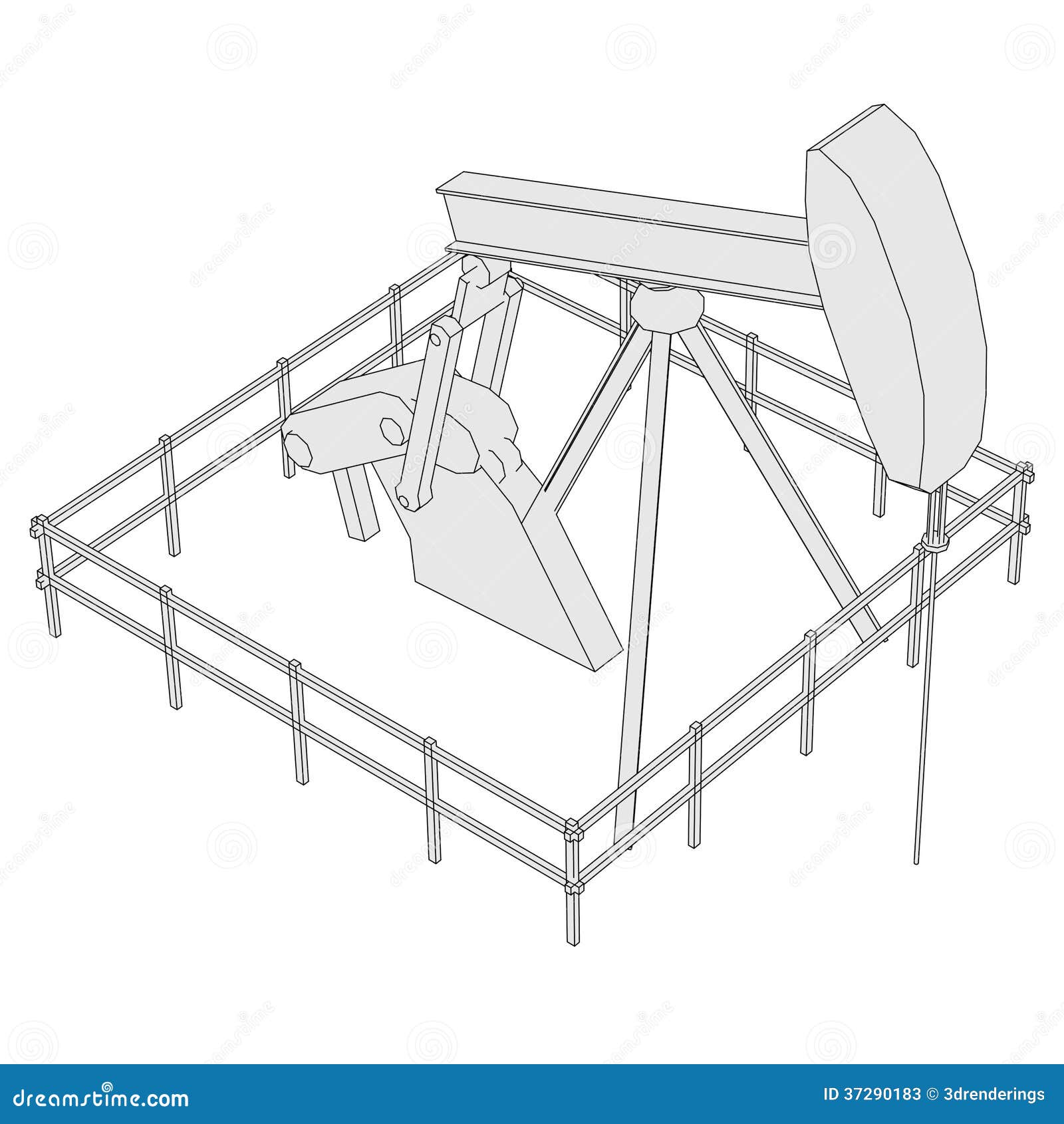 Image of oil dig stock illustration. Illustration of gasoline - 37290183